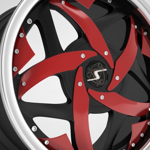 schmidt wheel rims 1 3d model