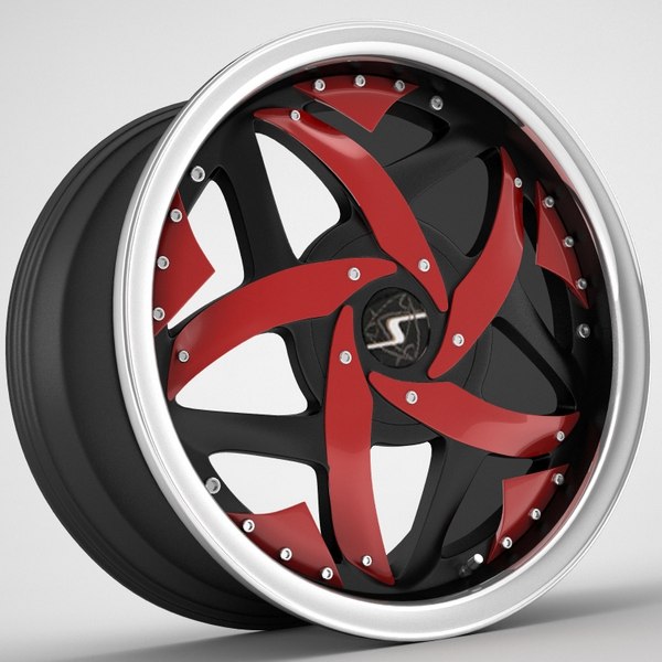 schmidt wheel rims 1 3d model