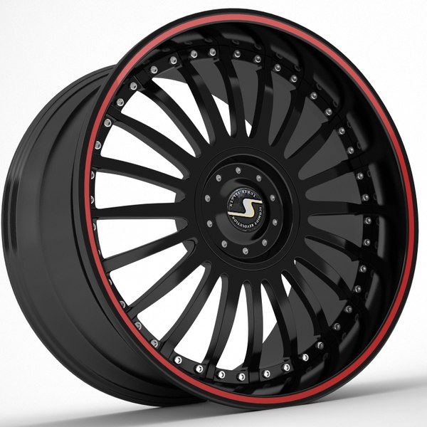 schmidt wheel rims 1 3d model