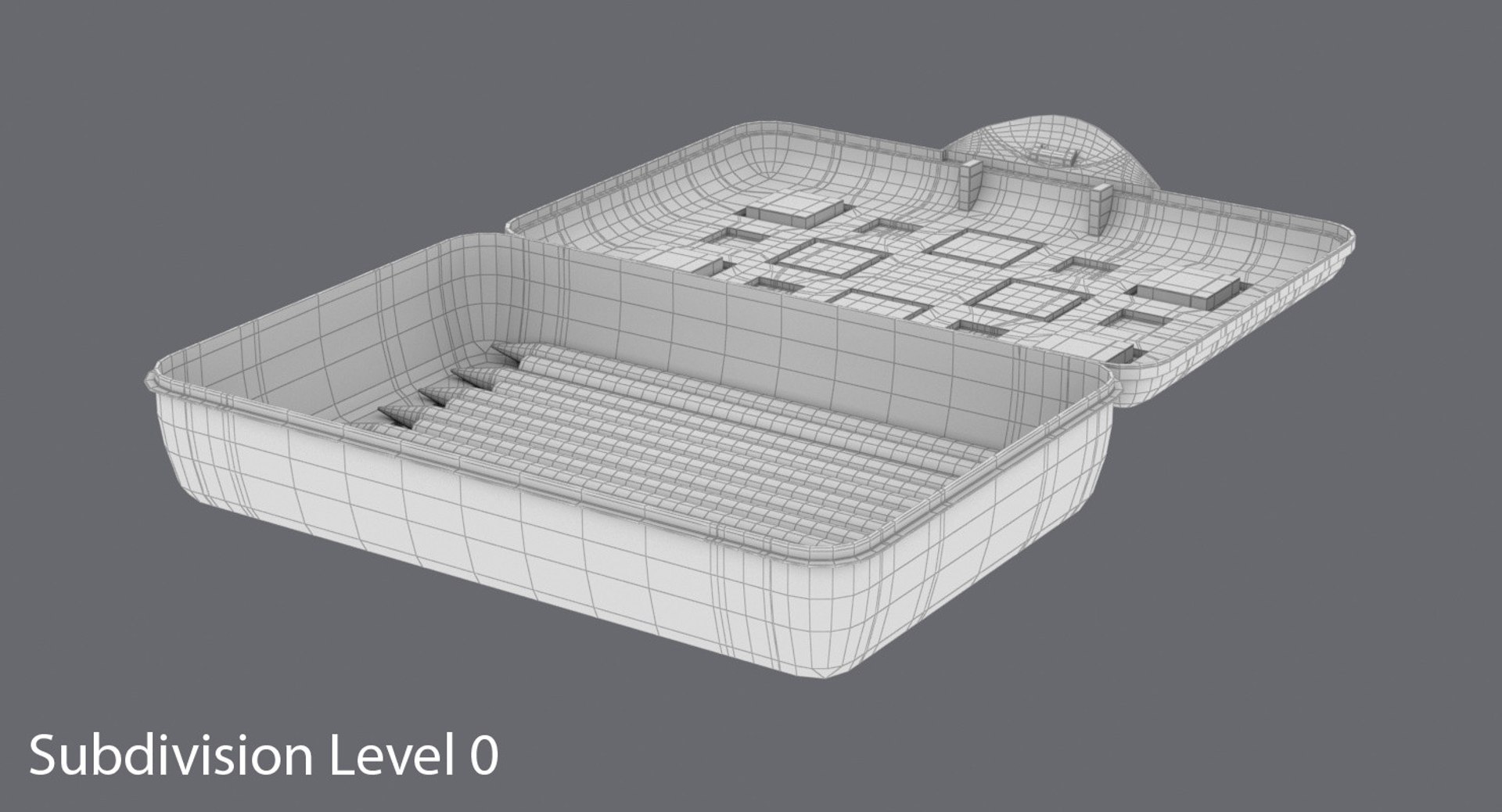 3d Model Of Pencil Box