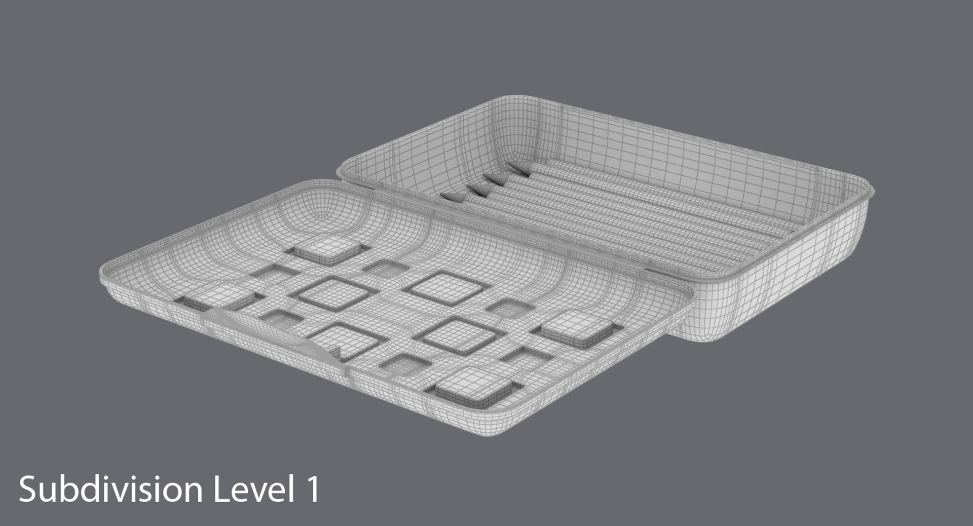 3d Model Of Pencil Box
