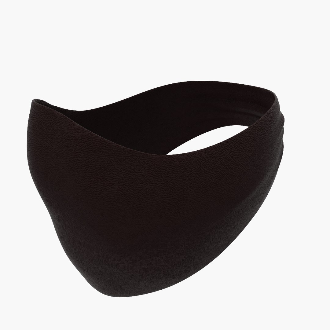 Leather Balaclava Mask 3ds