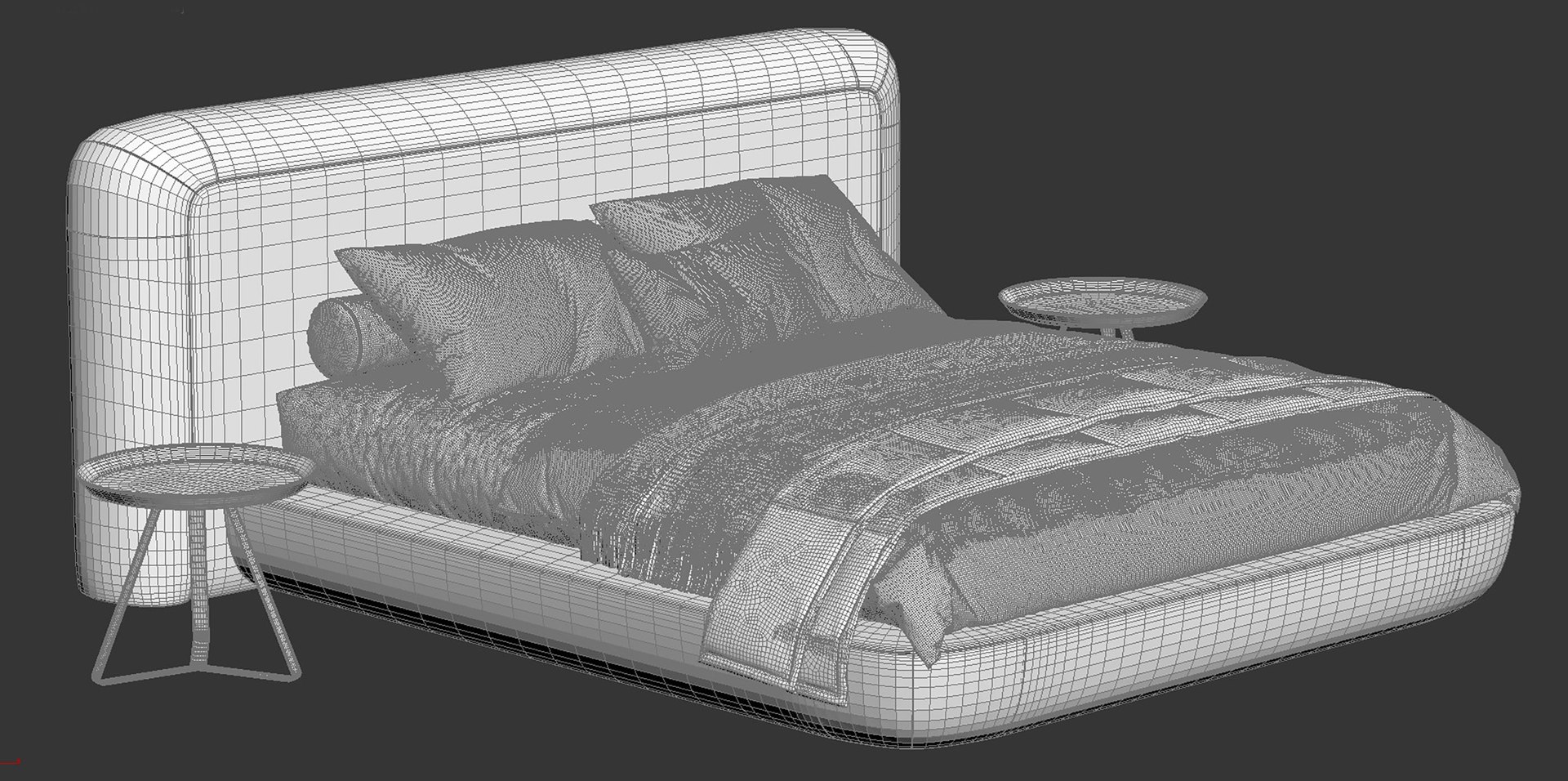 OKOME Bed By Alias 3D Model - TurboSquid 2133870