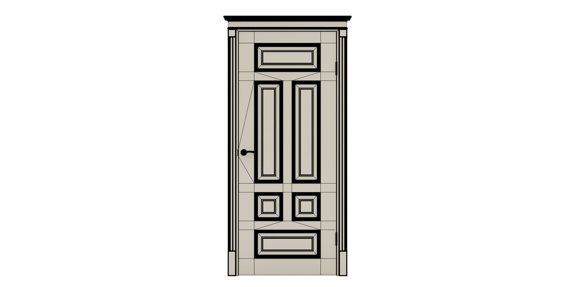 Modern Classic Door 29 3D Model - TurboSquid 2040420
