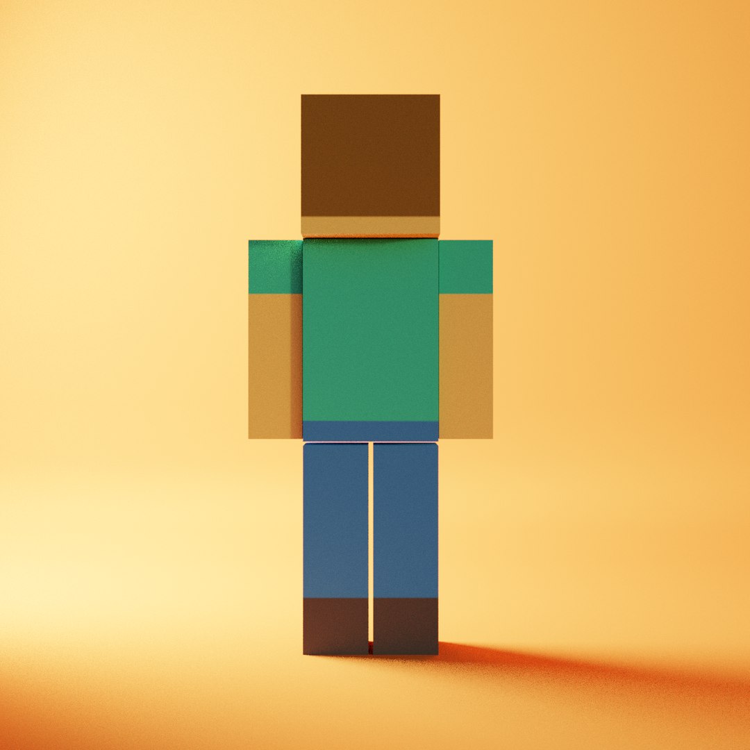 Free Minecraft Character 3D Model - TurboSquid 1295104