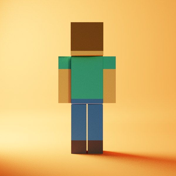 Free minecraft character 3D model - TurboSquid 1295104