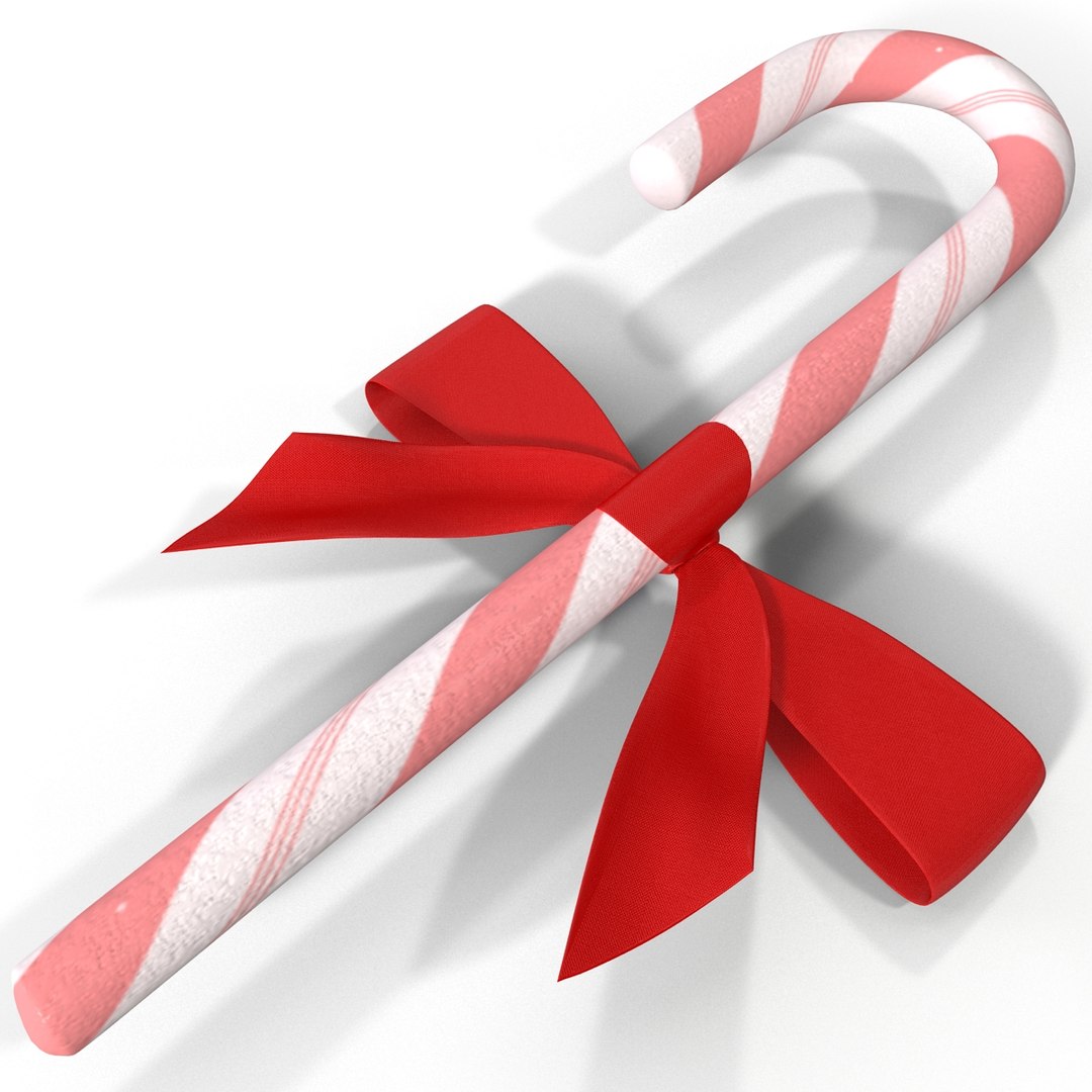 Candy Cane 3d Model