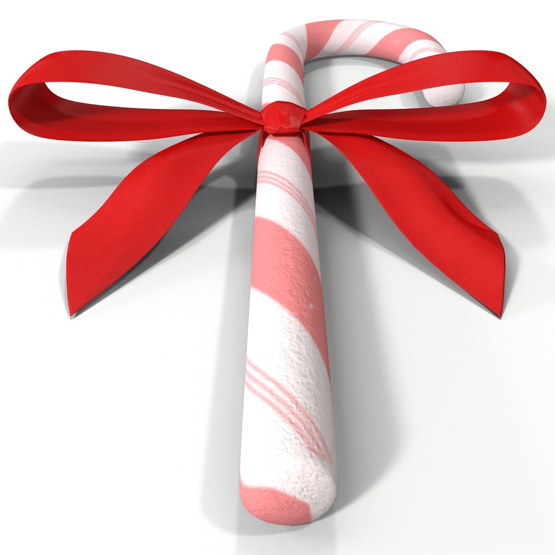 Candy Cane 3d Model