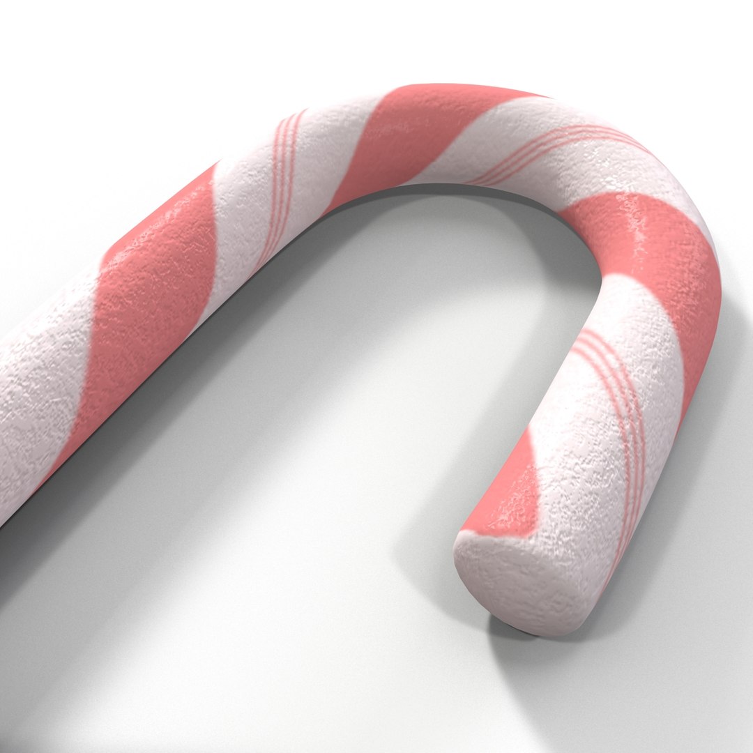 Candy Cane 3d Model