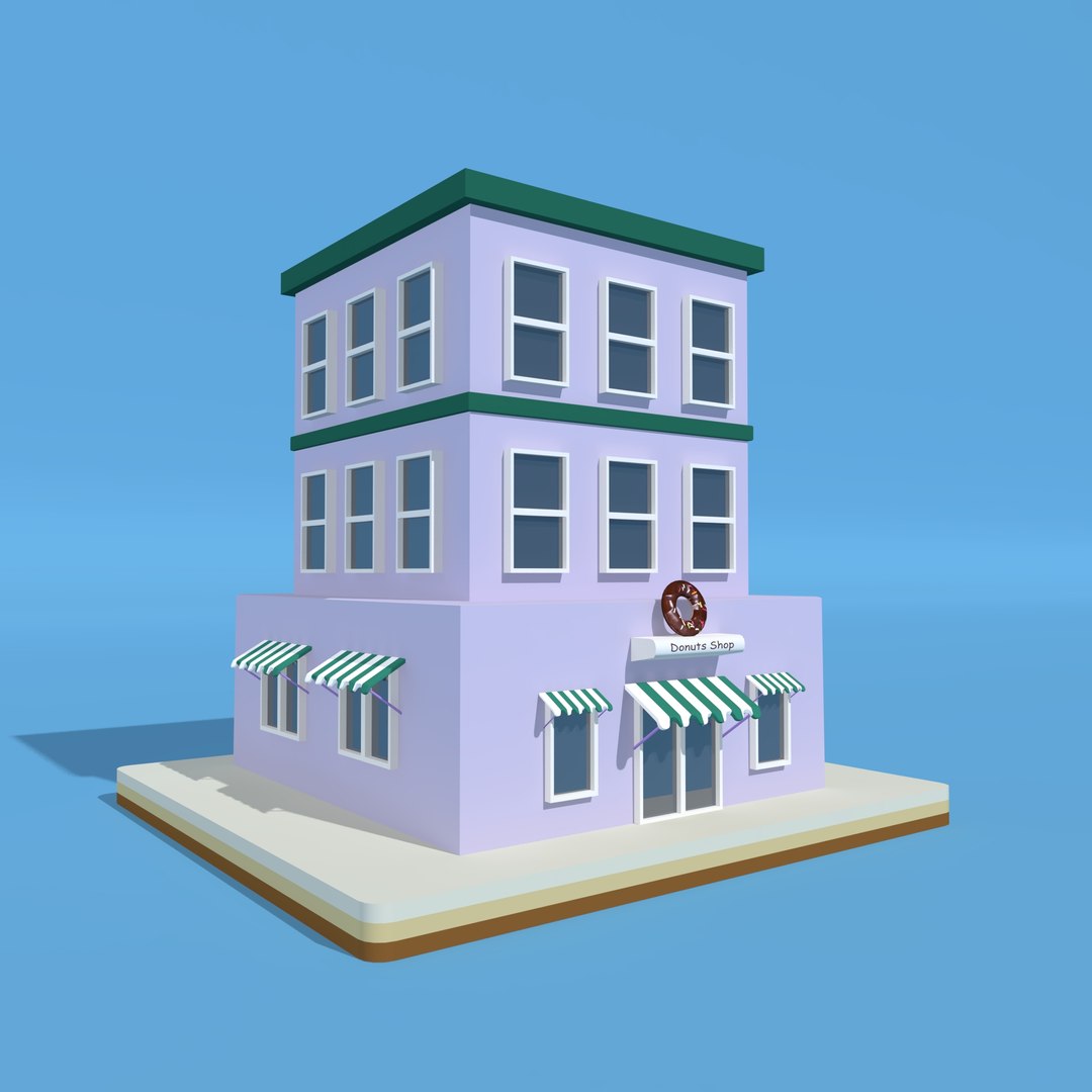 3D Shops Model - TurboSquid 1373052