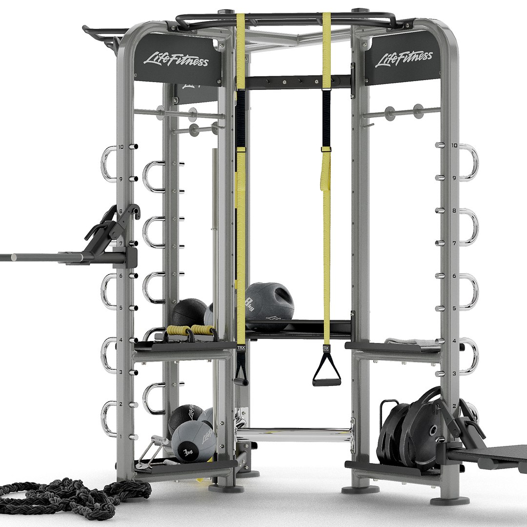 3D Model Sports Trainer Life Fitness Synrgy 360 - TurboSquid 1940593