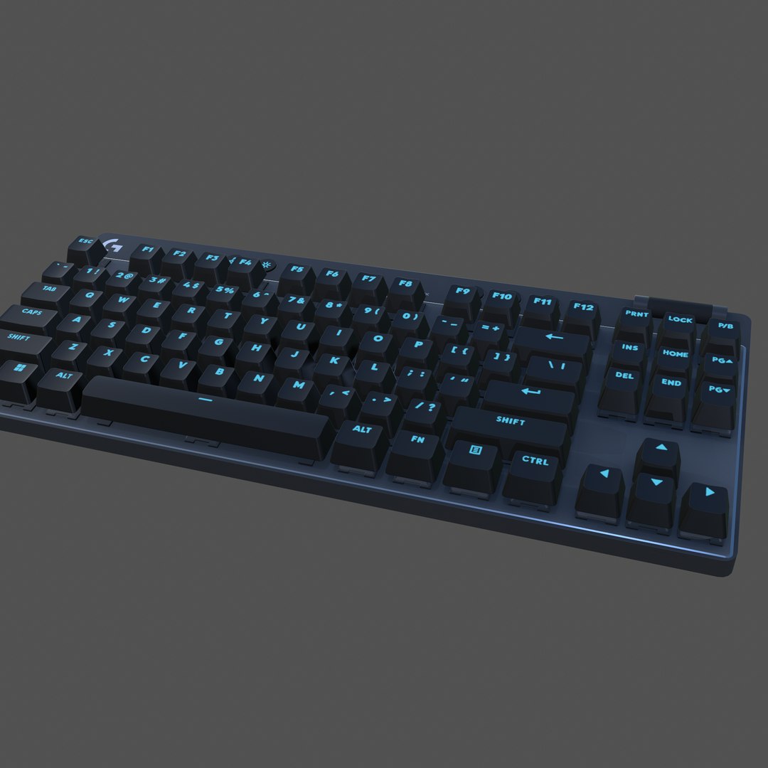 3D Logitech Pro X TKL RAPID Model - TurboSquid 2357756