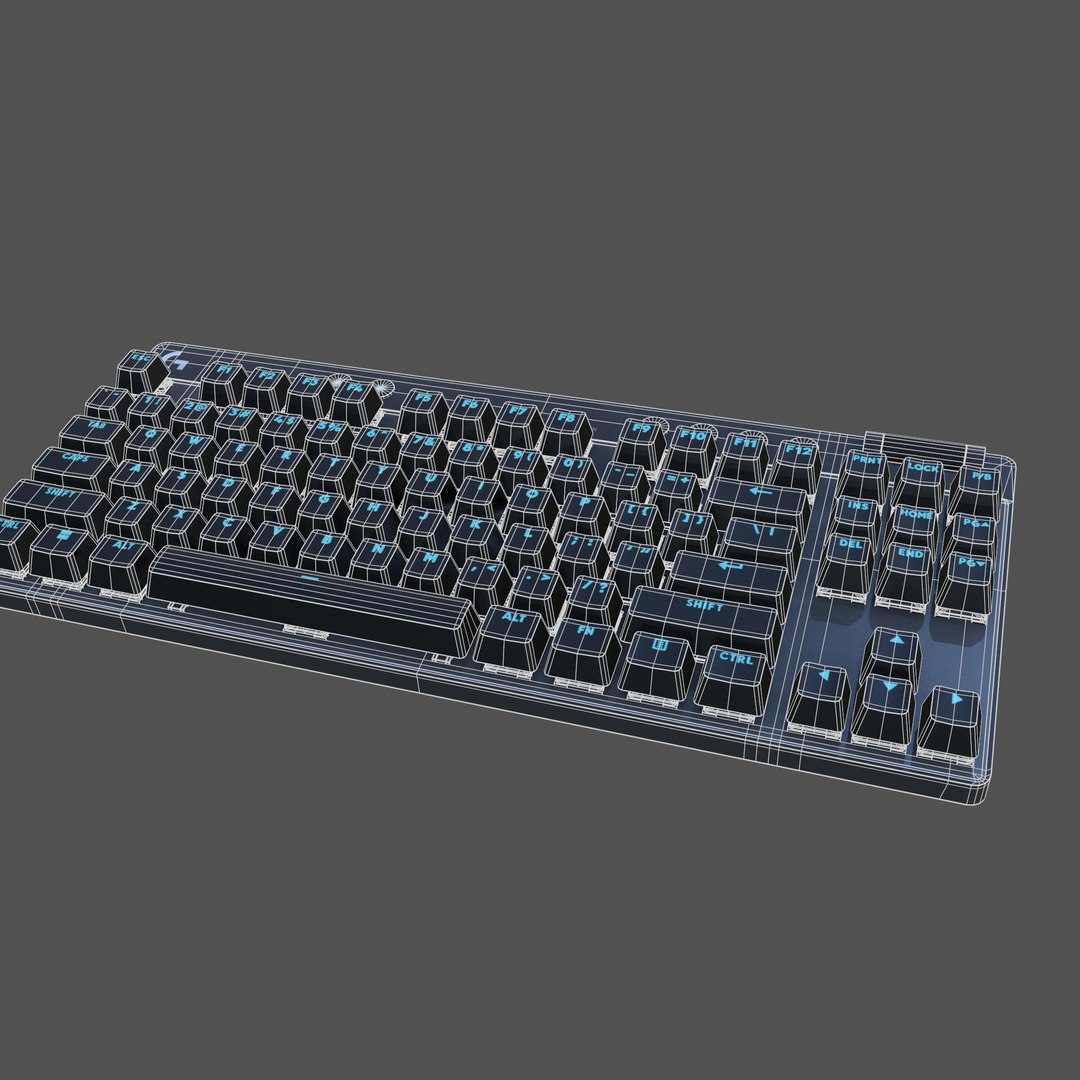3D Logitech Pro X TKL RAPID Model - TurboSquid 2357756