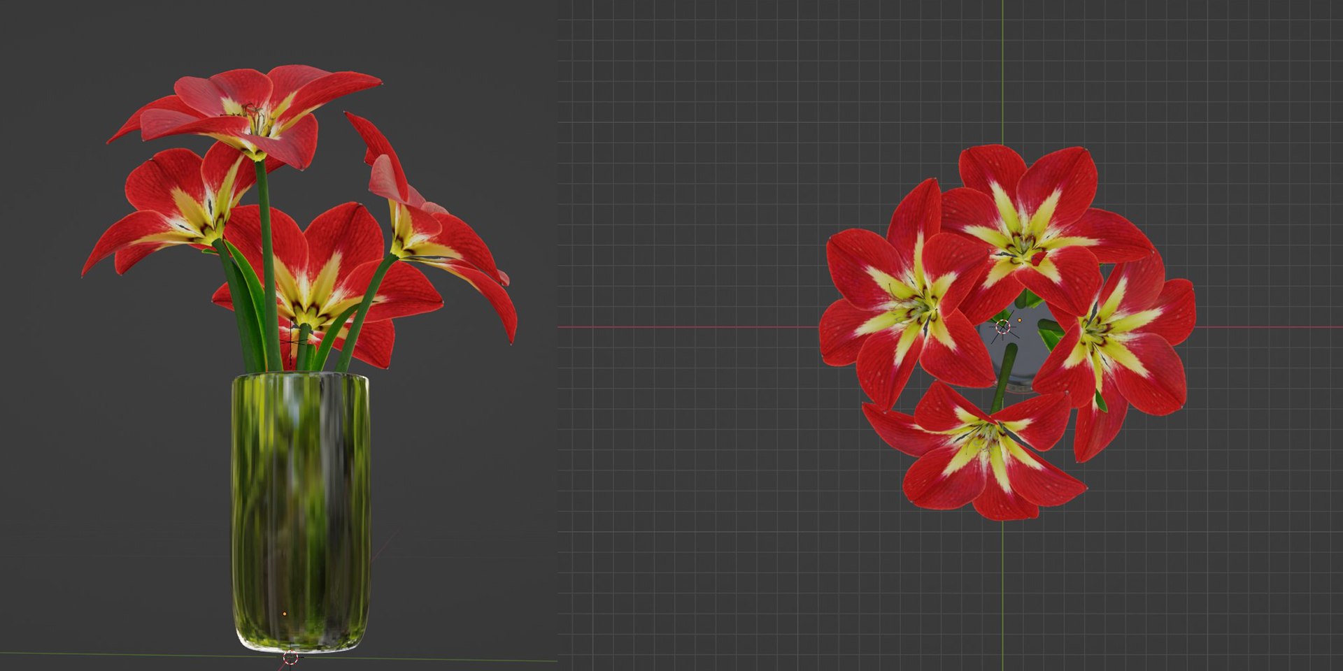 Interior decorative flowers vol 168-Blender 3D model - TurboSquid 2159015