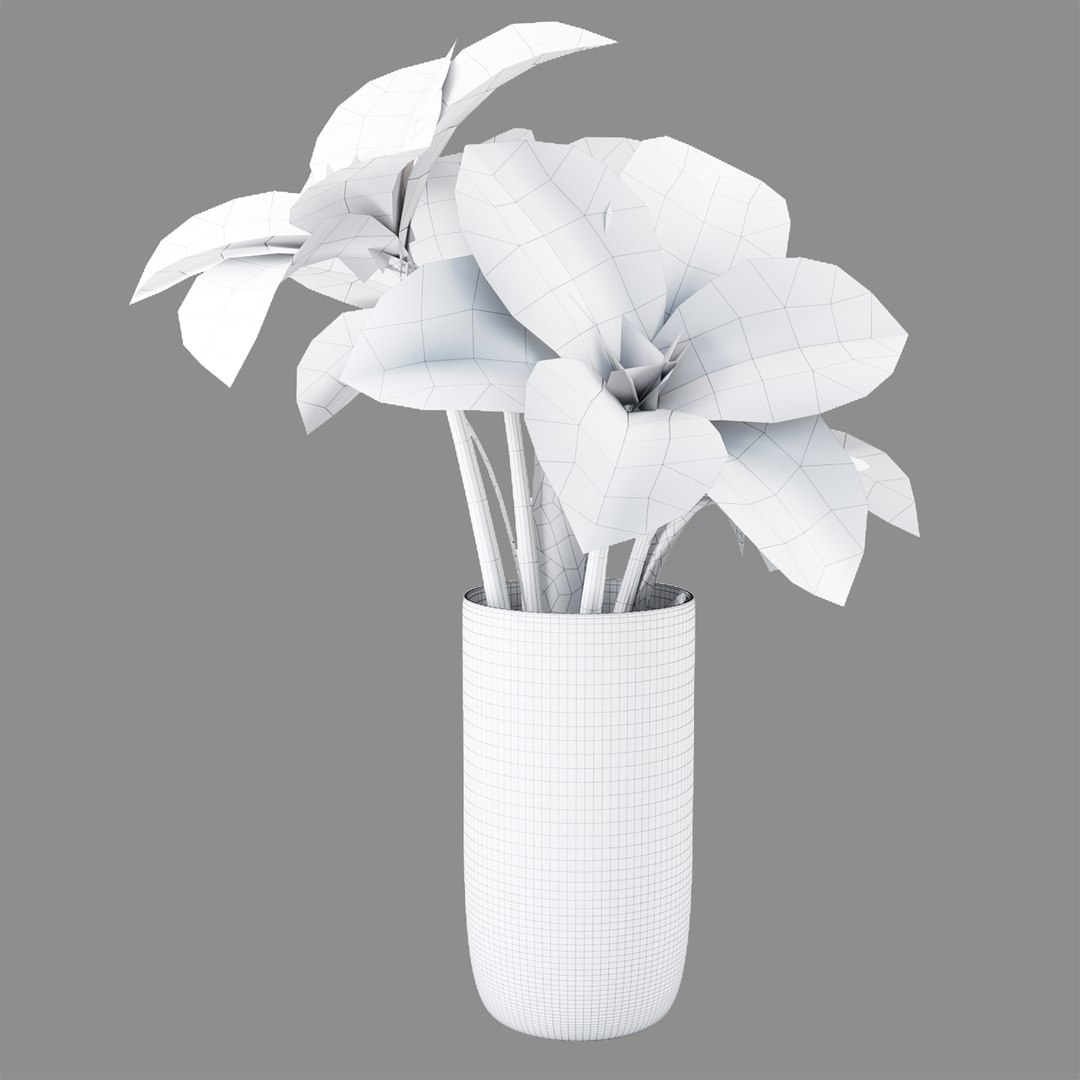 Interior decorative flowers vol 168-Blender 3D model - TurboSquid 2159015