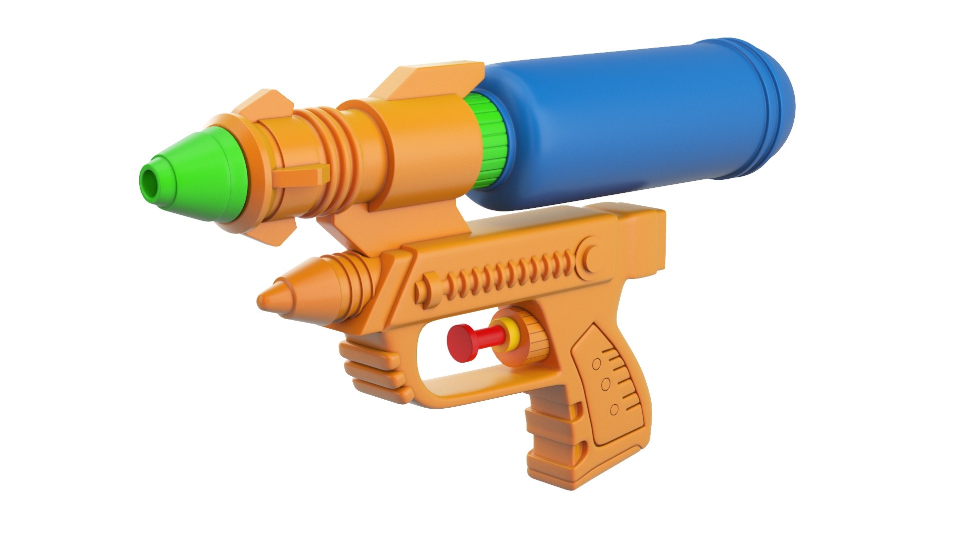 Water Pistol 3D model - TurboSquid 1845627