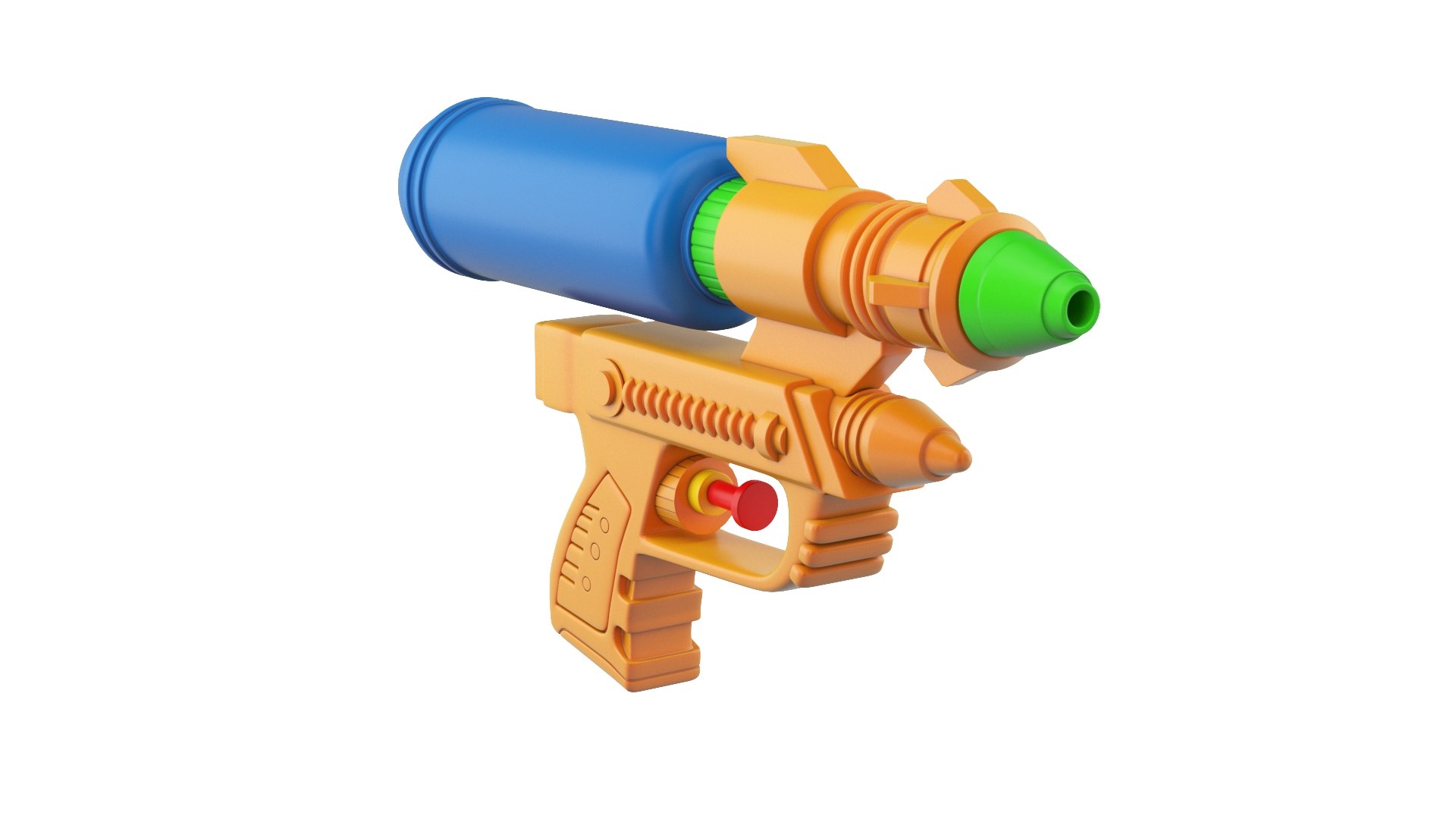 Water Pistol 3D Model - TurboSquid 1845627