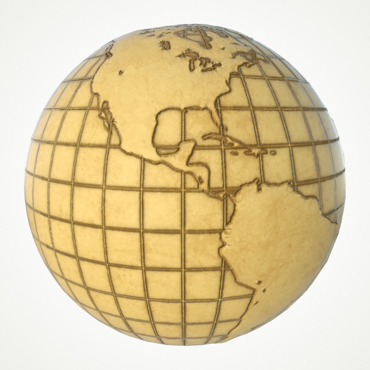 modelo 3d Mapa del mundo terráqueo - TurboSquid 1392370