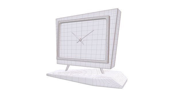 3d model ussr retro clock