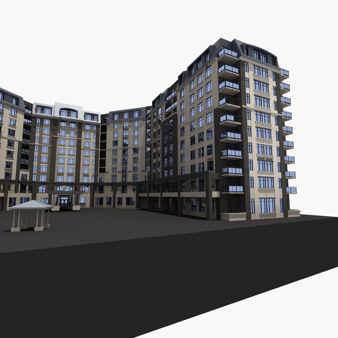 3d Model Hotel Building