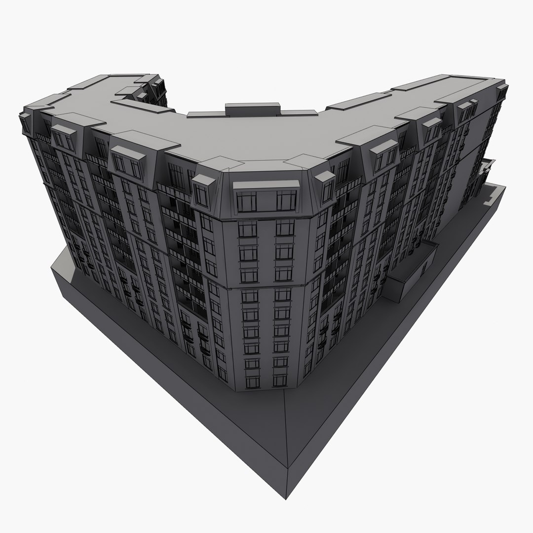 3d Model Hotel Building