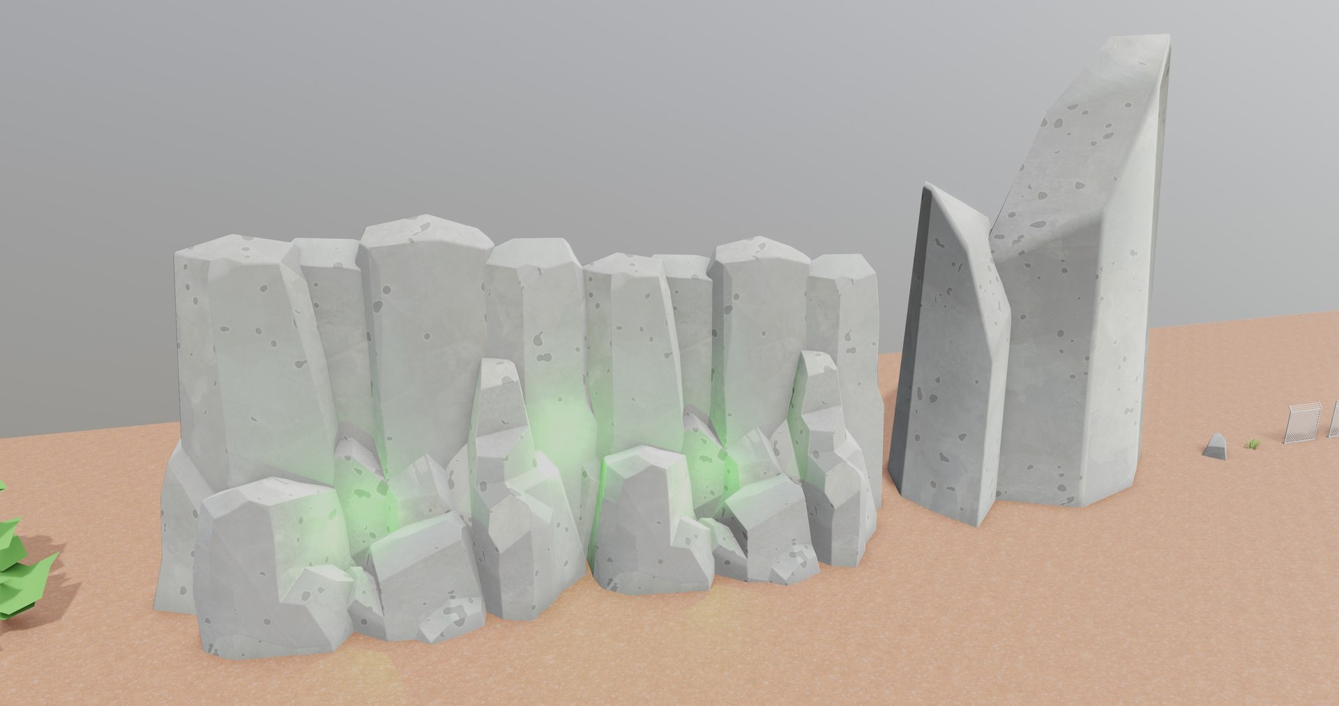 3D Low Poly Single Row Tracker System Pack Model - TurboSquid 2395613