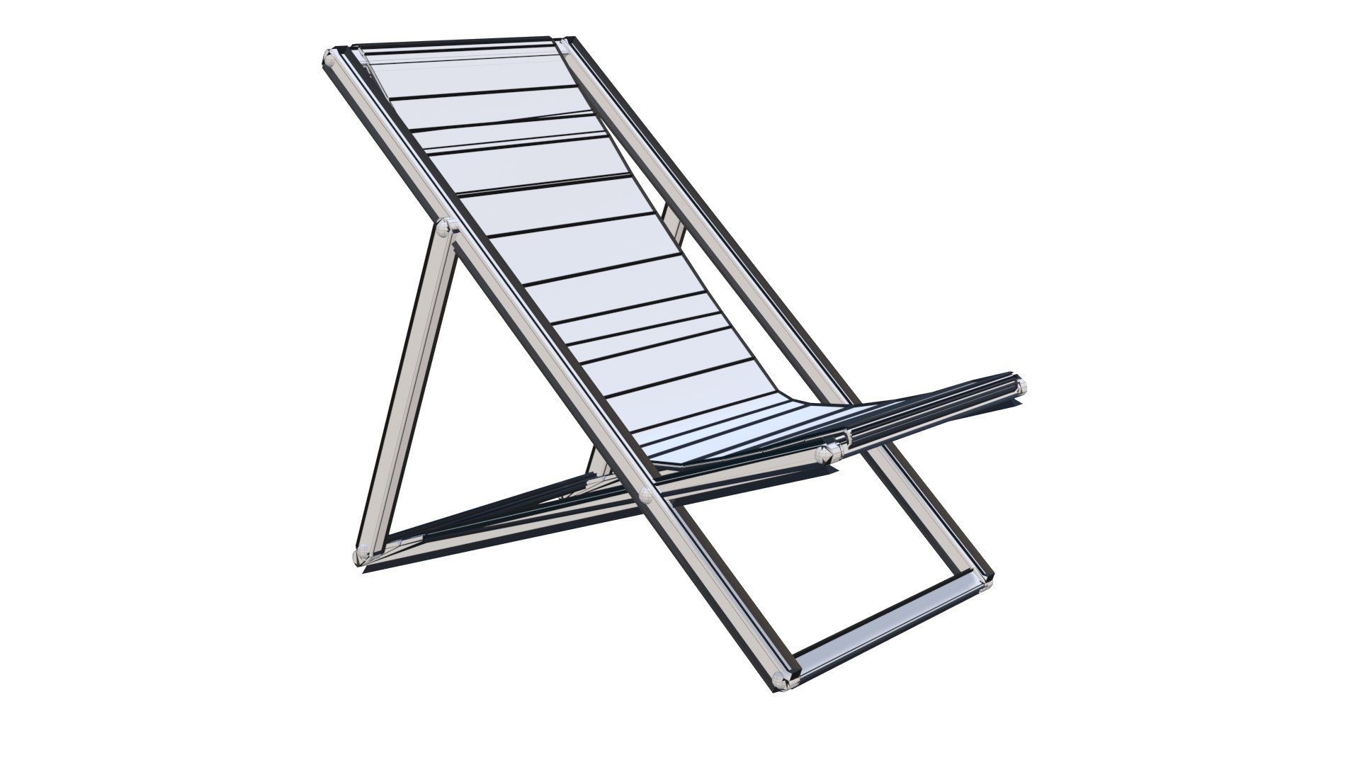 Low Poly Beach Chair 3D Model 3D Model - TurboSquid 2298050