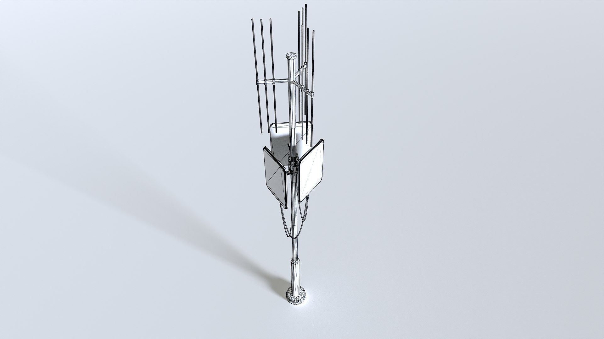 3D Cell Phone Tower 3 - TurboSquid 2319039