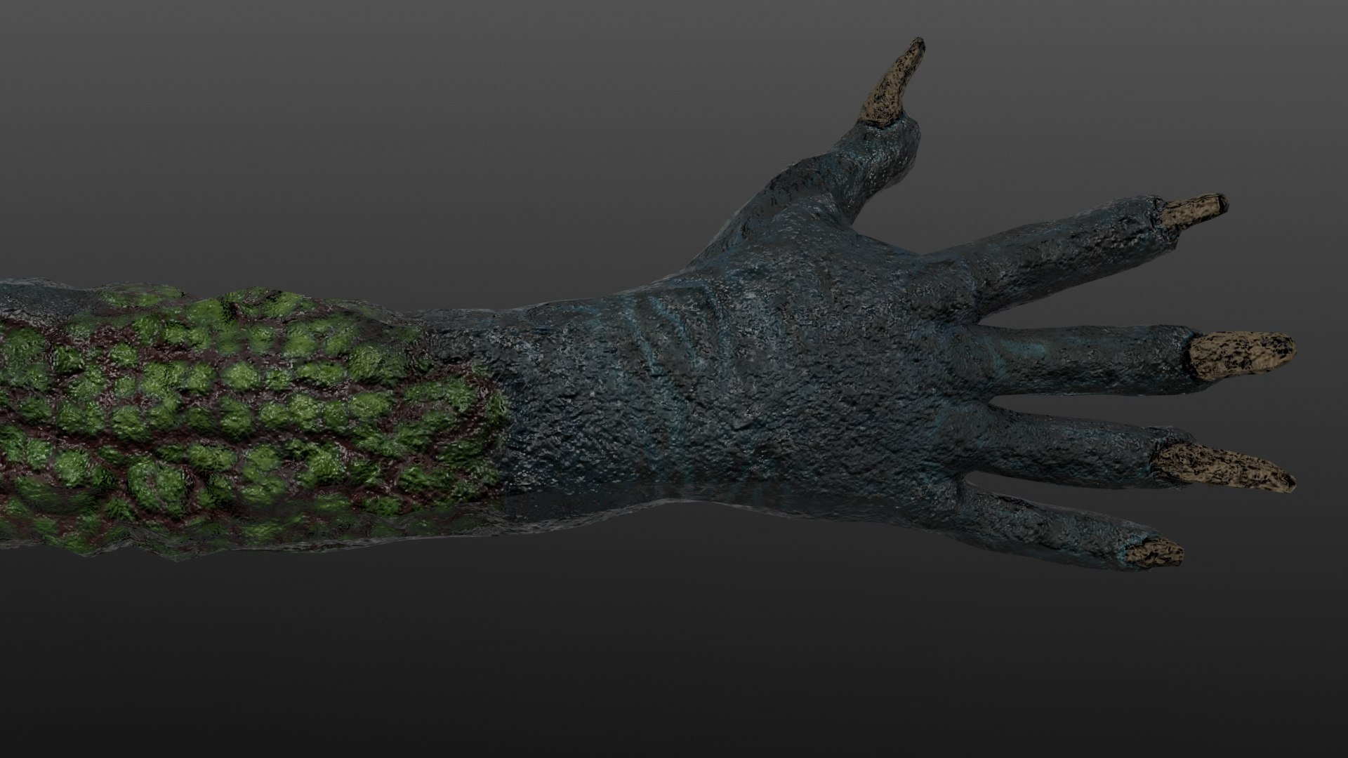 3D clawed frogman model - TurboSquid 1413531