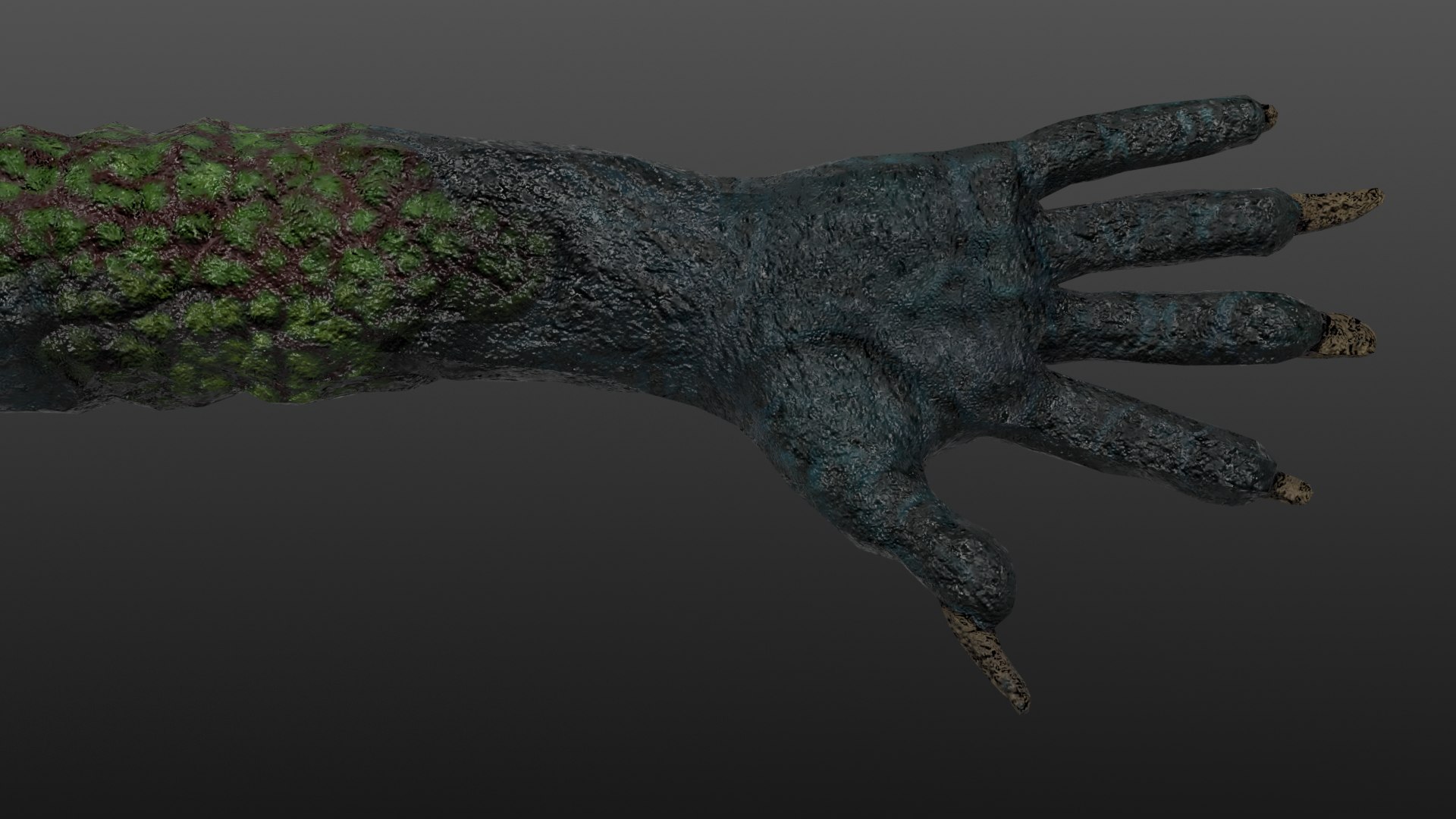 3D clawed frogman model - TurboSquid 1413531