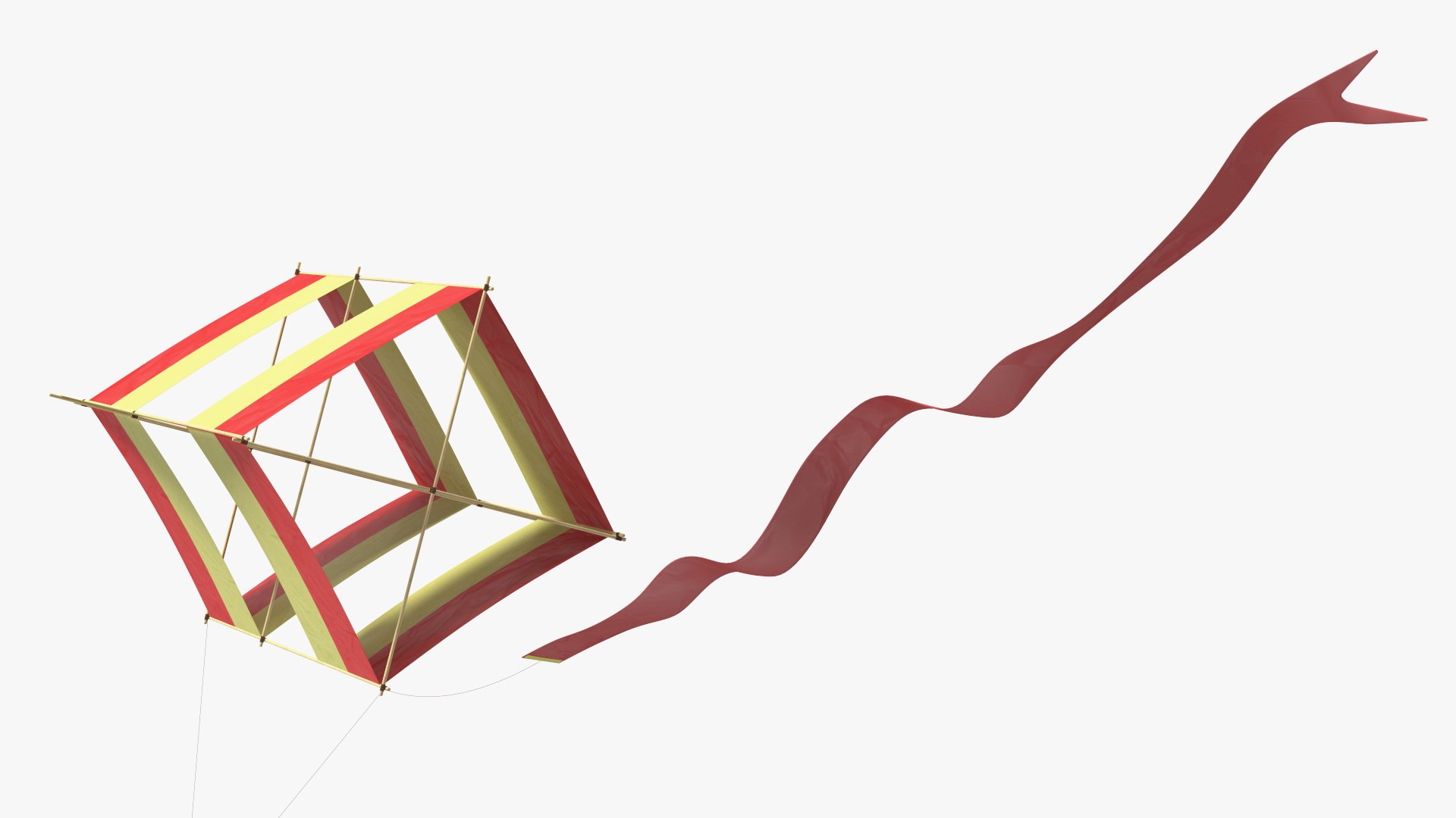 3D Box Kite - TurboSquid 2214670