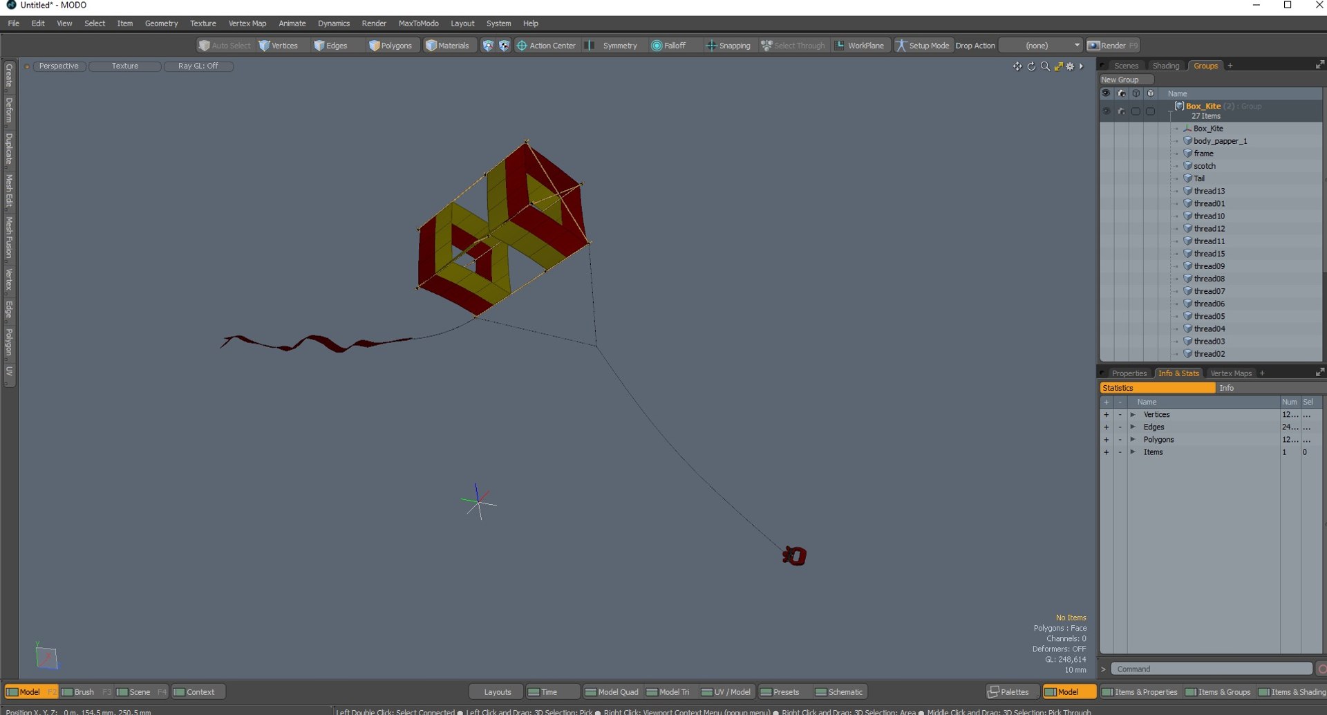 3D Box Kite - TurboSquid 2214670