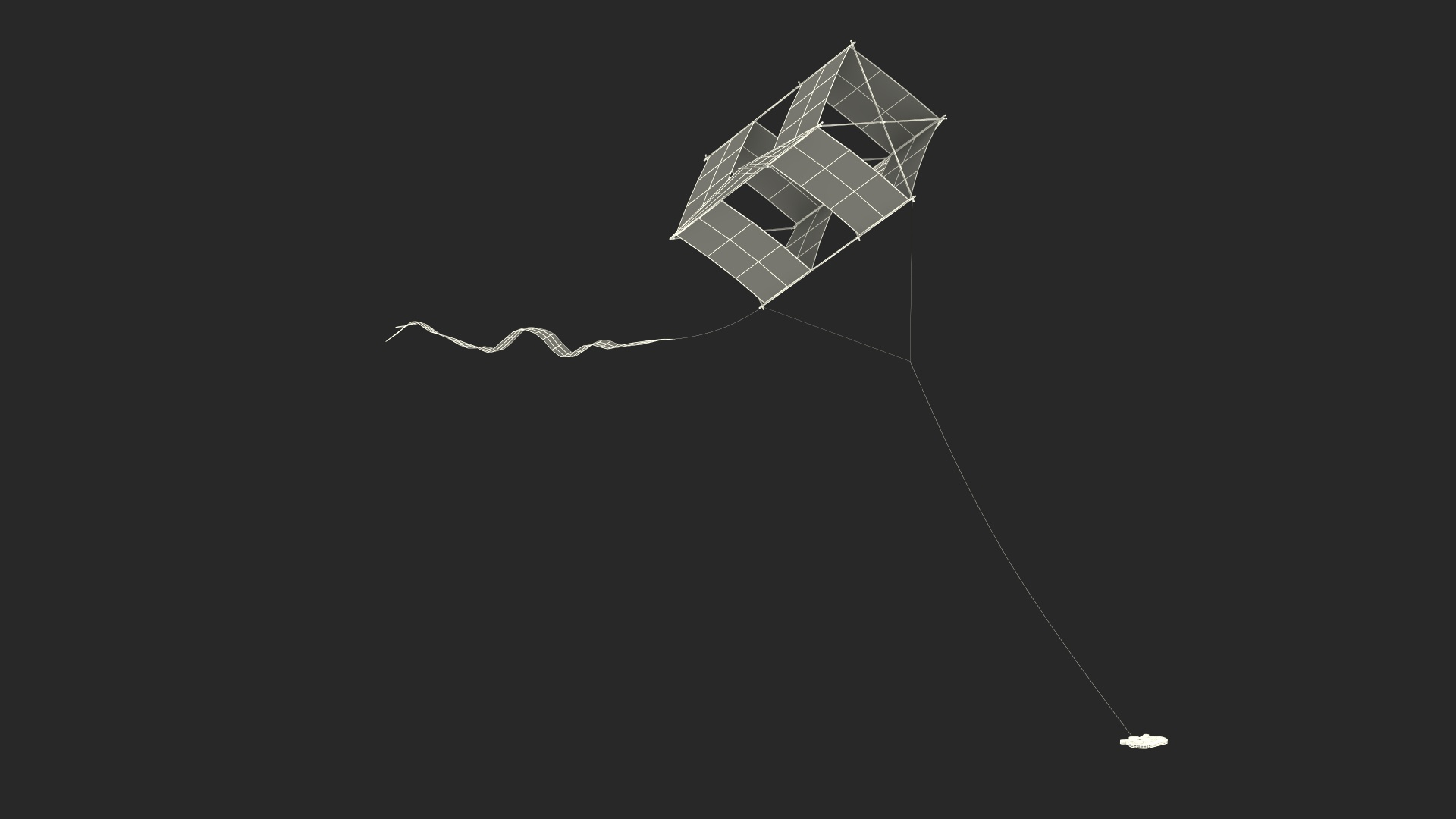 3D Box Kite - TurboSquid 2214670