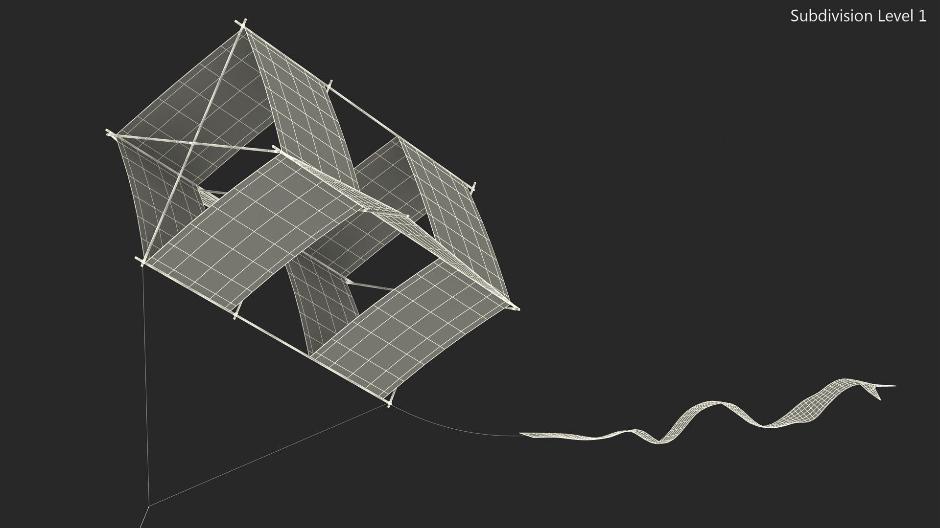 3D Box Kite - TurboSquid 2214670