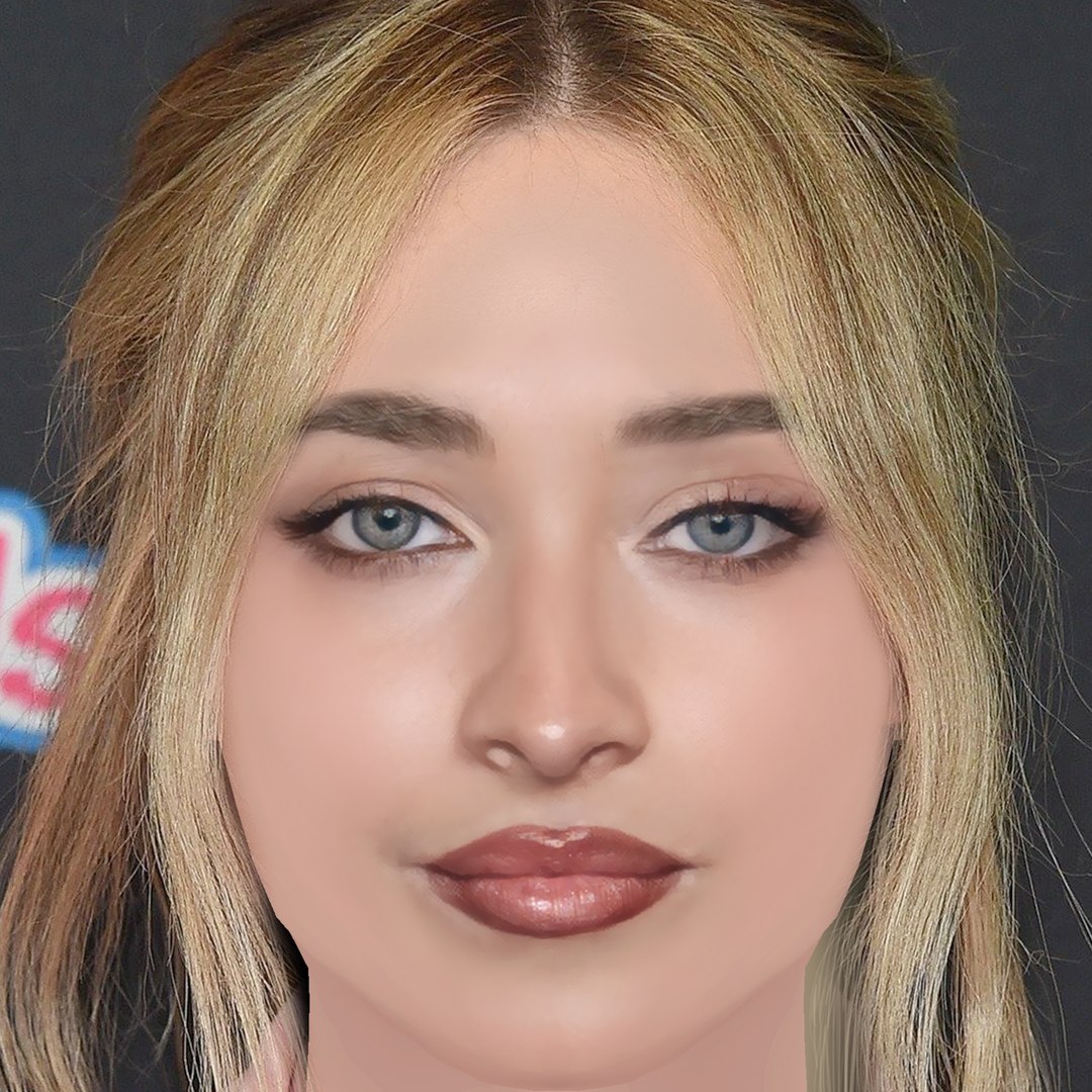 Sabrina Carpenter Head - No Hair - Low Poly Head For Game Model ...