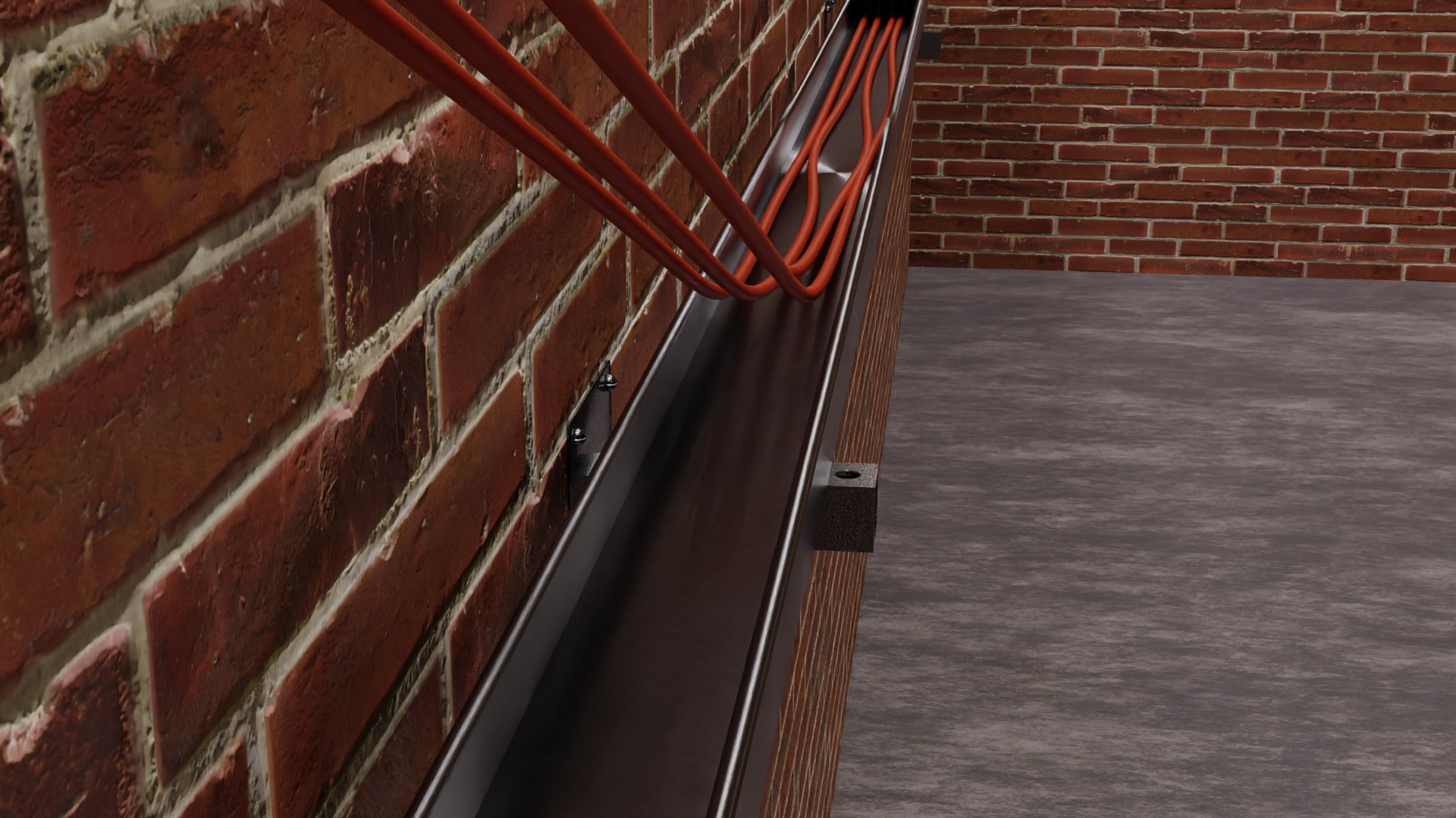 Cable trays 50x50 100x50 200x50 300x50 3D model - TurboSquid 1996343