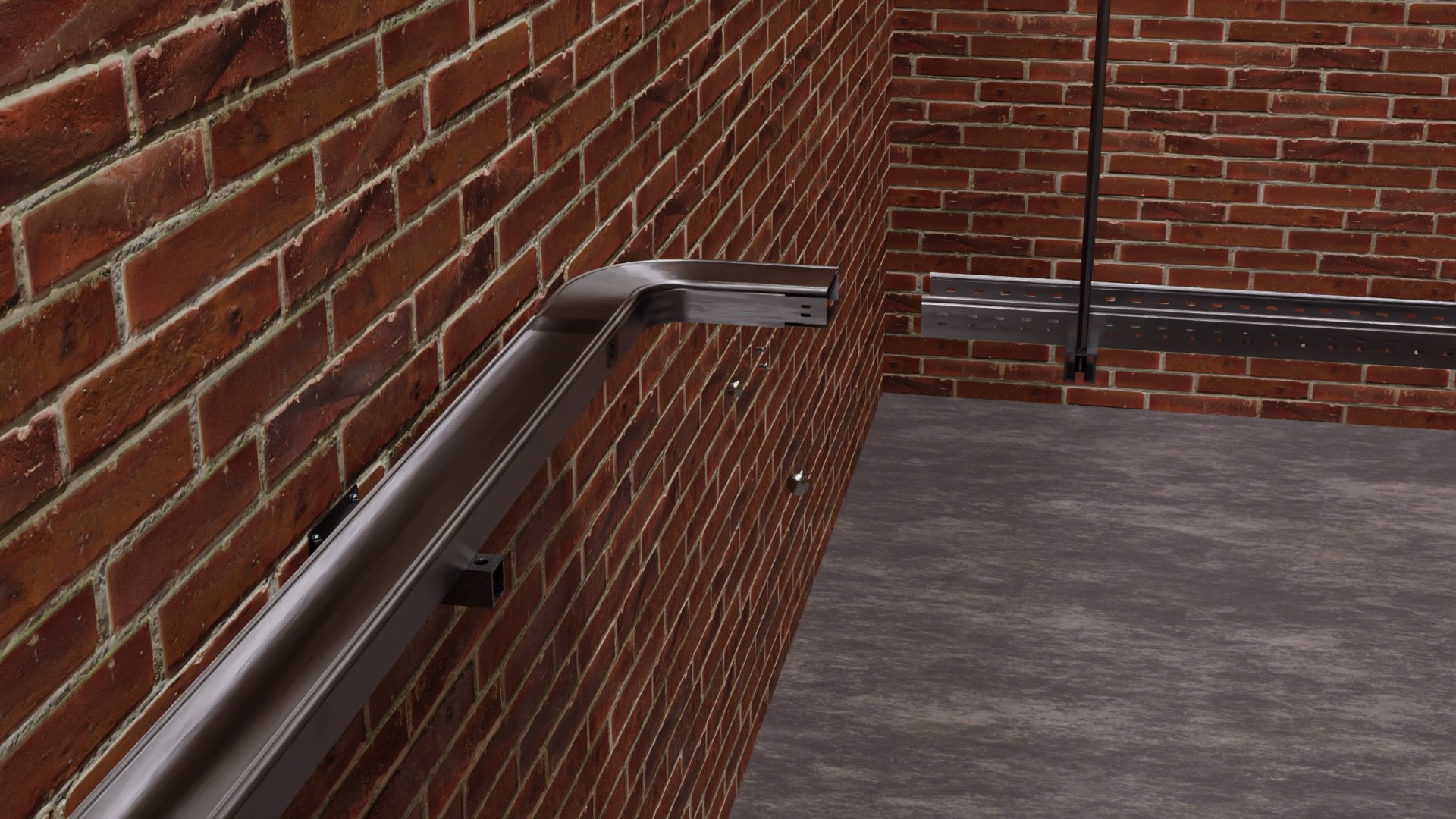 Cable trays 50x50 100x50 200x50 300x50 3D model - TurboSquid 1996343