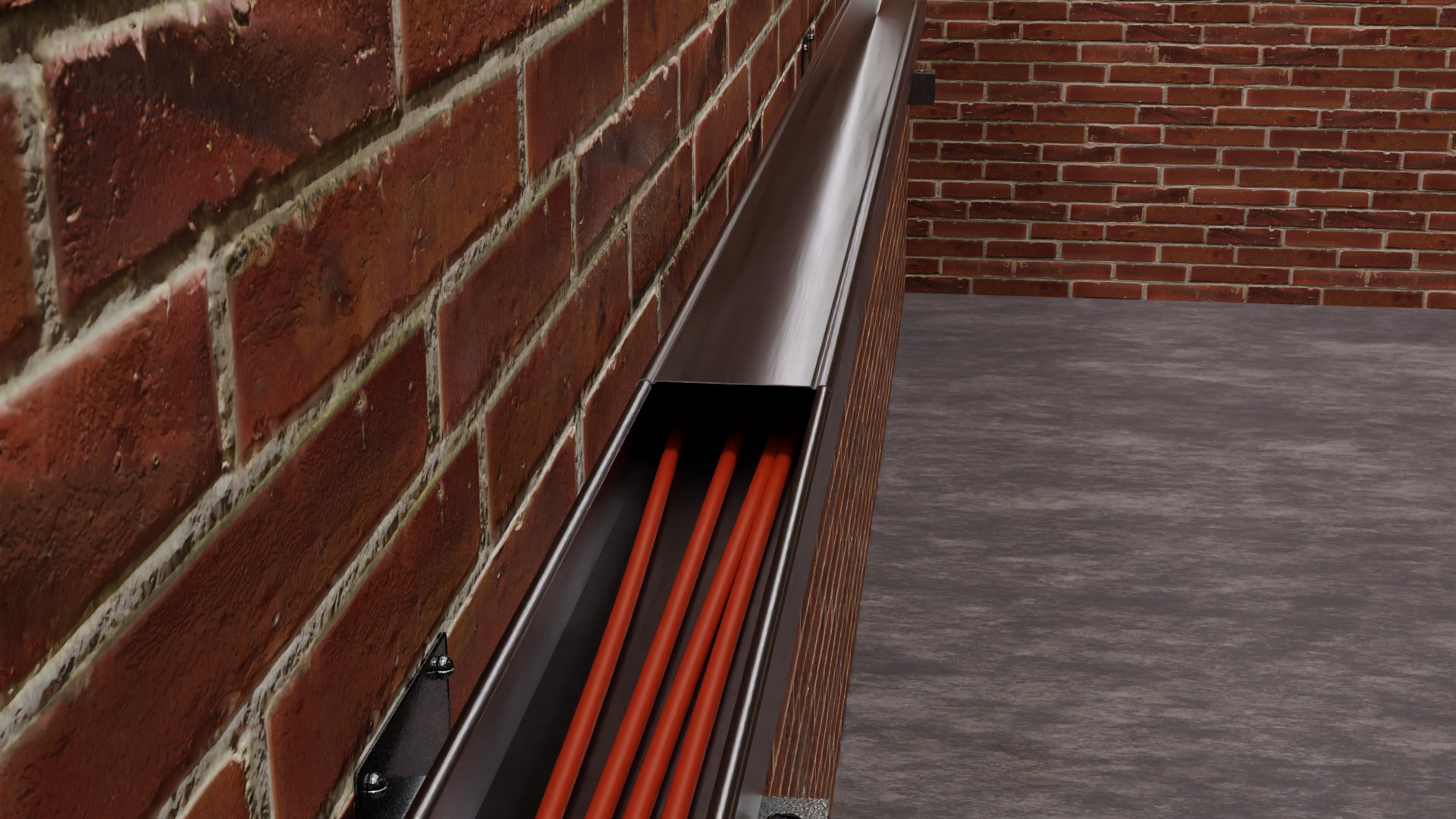 Cable trays 50x50 100x50 200x50 300x50 3D model - TurboSquid 1996343