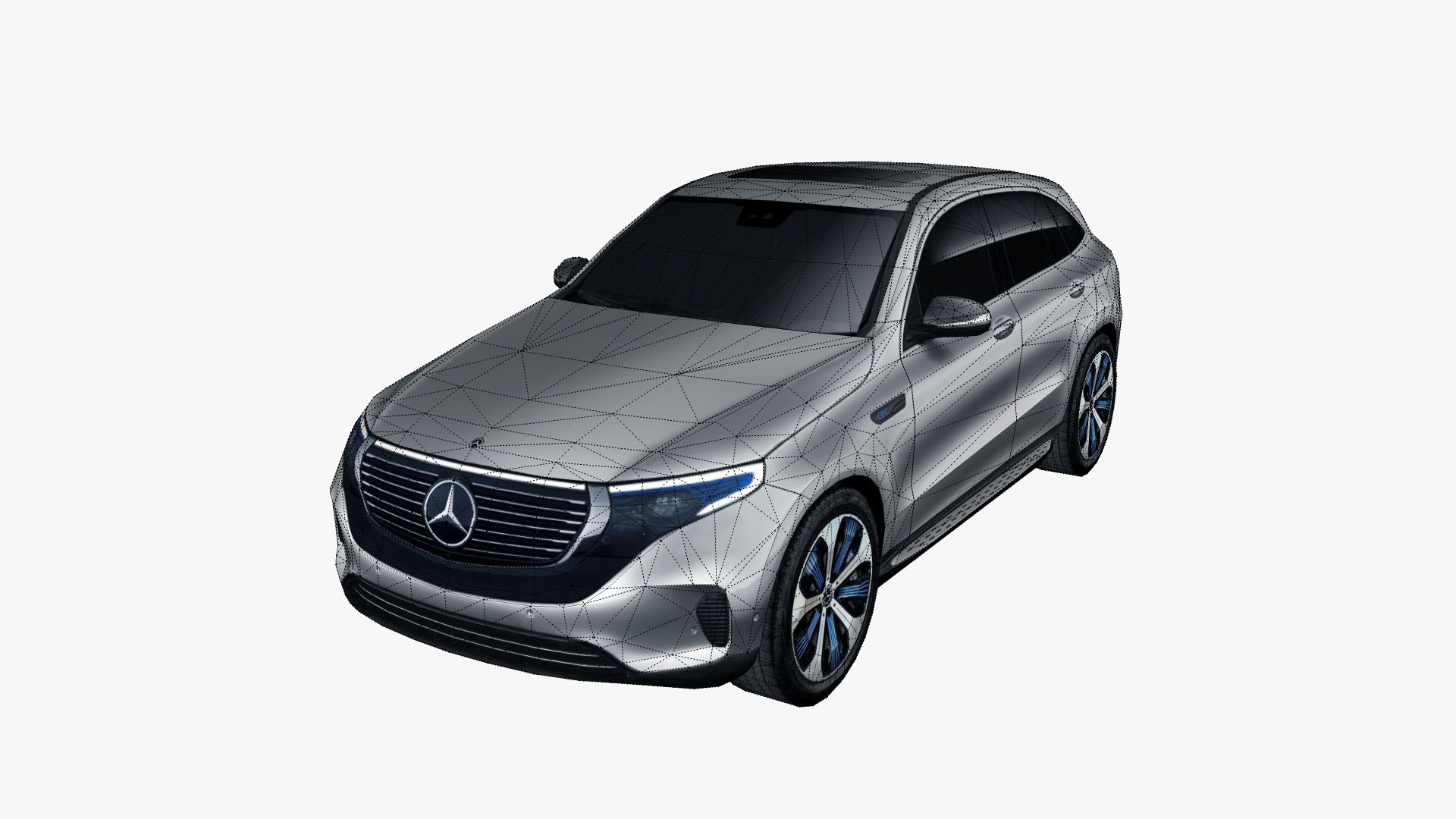 3D Mercedes-Benz EQC 2020 Model - TurboSquid 2312275