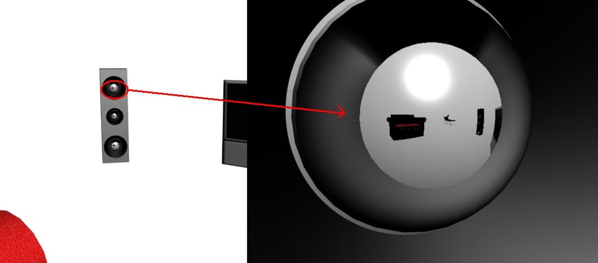 3d Living Room Model