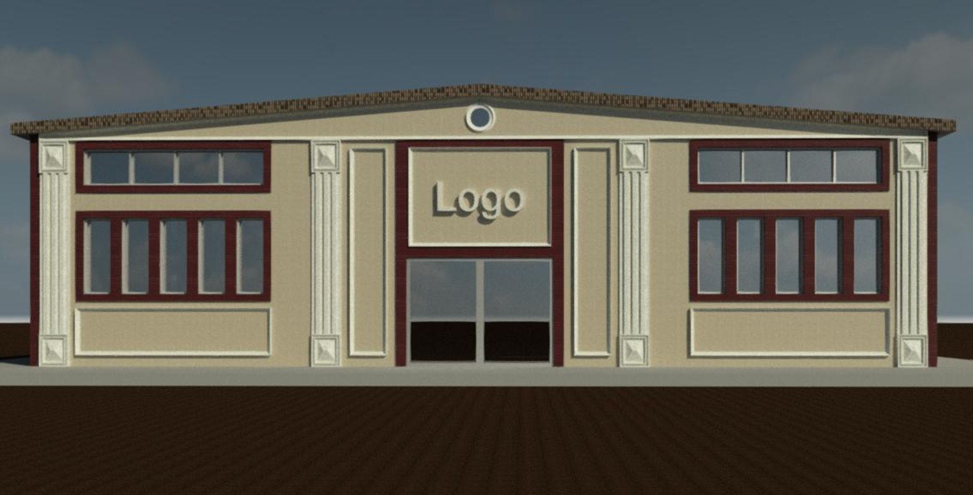 Revit Company Factory Storage 3D Model - TurboSquid 1466551