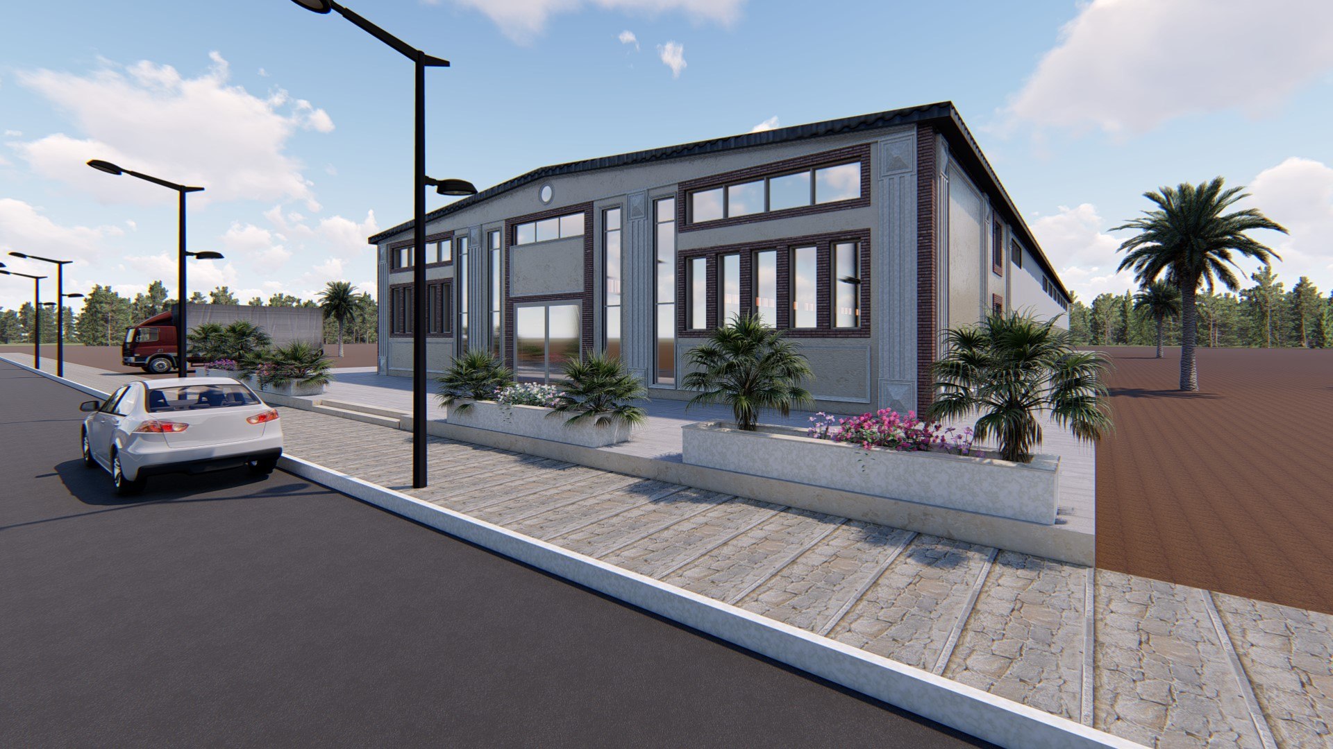 Revit Company Factory Storage 3D Model - TurboSquid 1466551