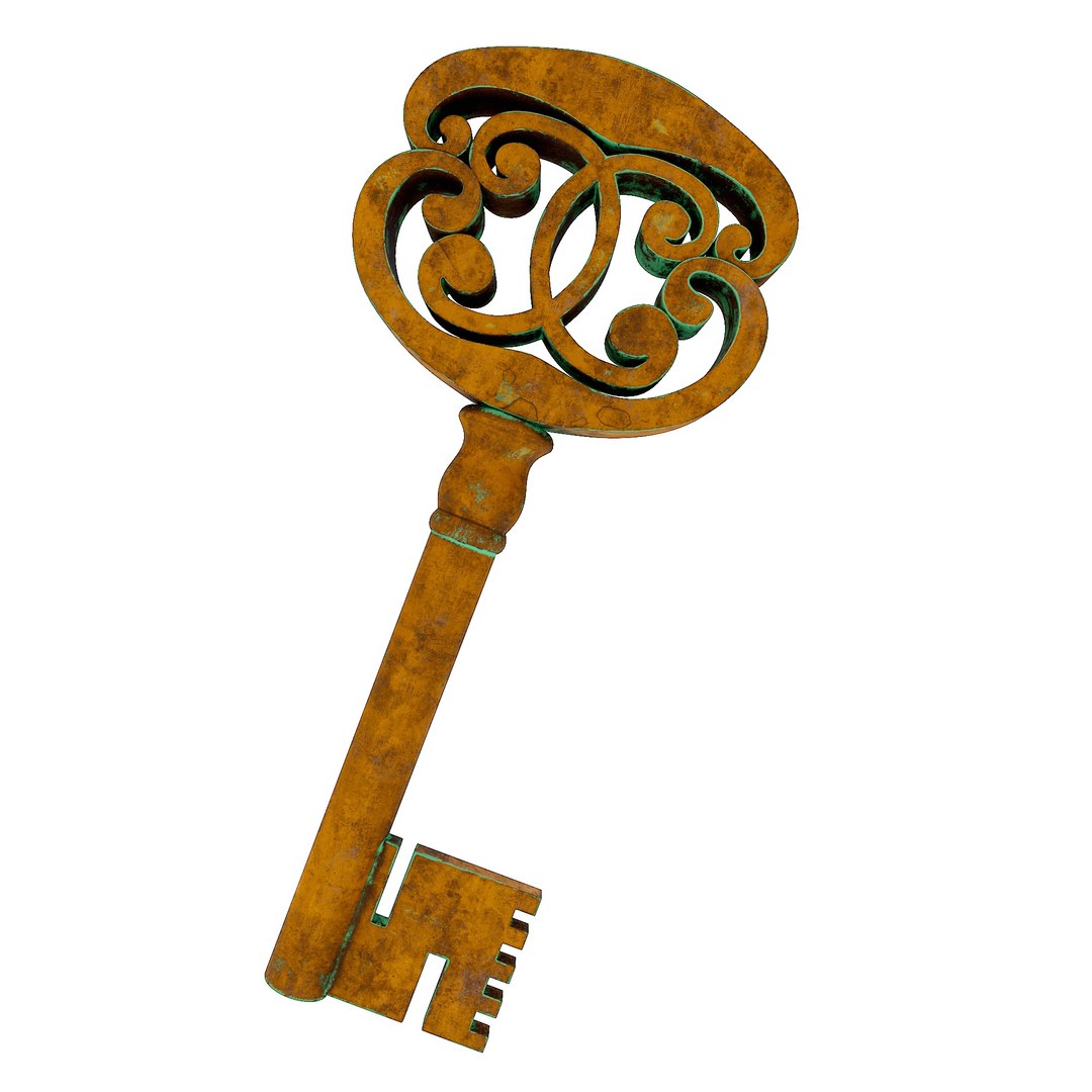 3D Antique Rusty Skeleton Key 3d Model - TurboSquid 1982054