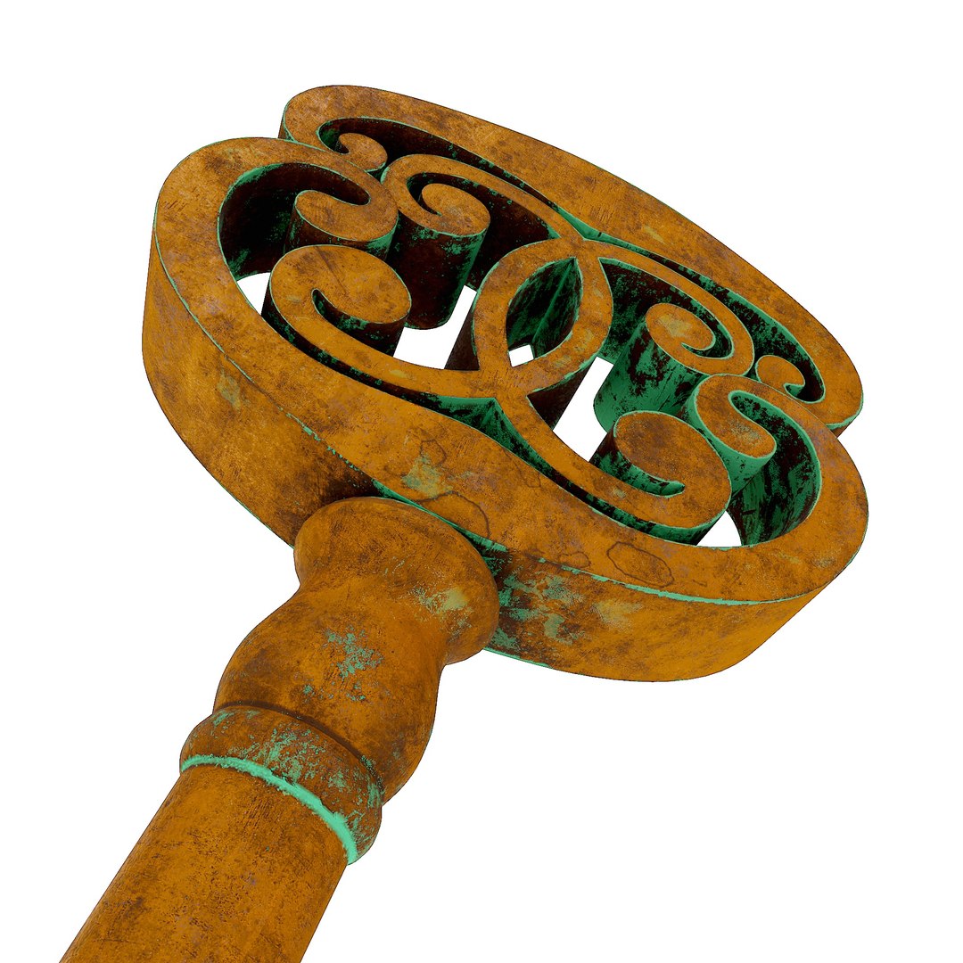 3D Antique Rusty Skeleton Key 3d Model - TurboSquid 1982054