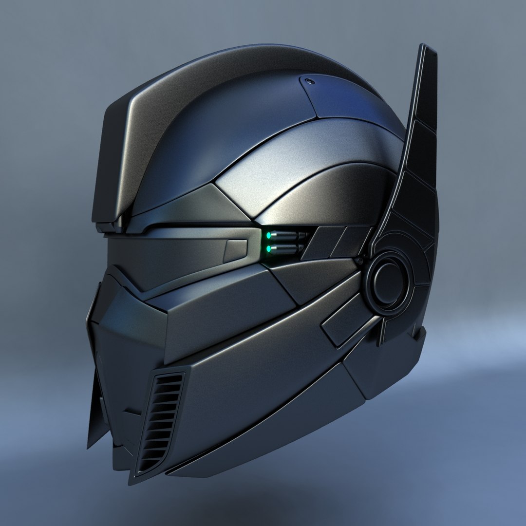 3d Robot Head C