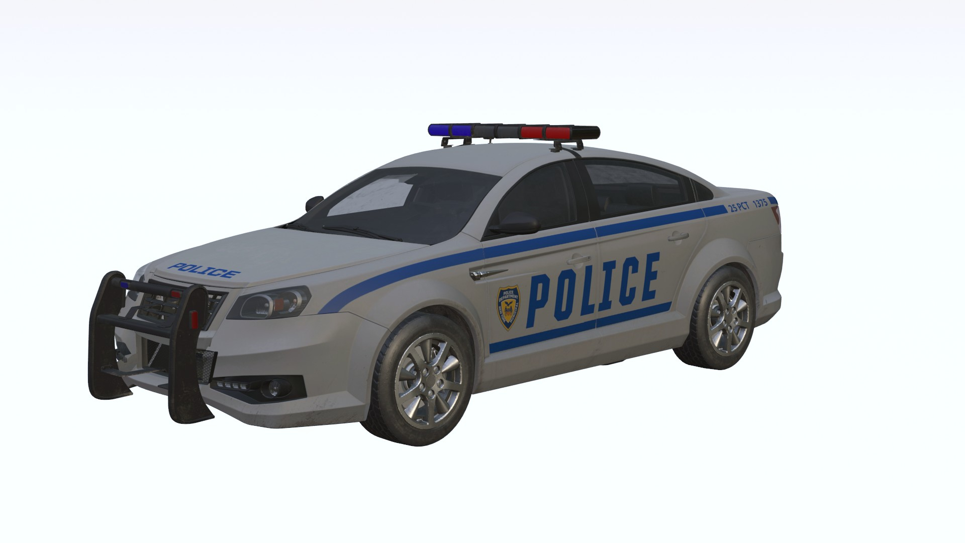 3D Police Car Model - TurboSquid 2288745