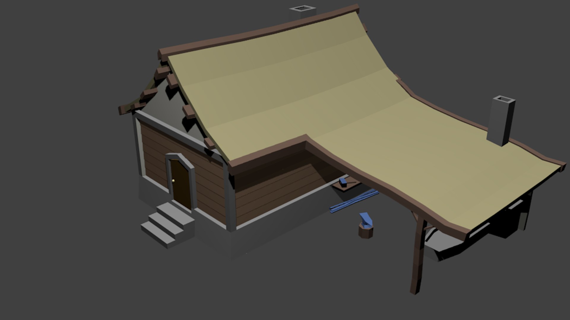 3D Model Blacksmith Shop - TurboSquid 1336758