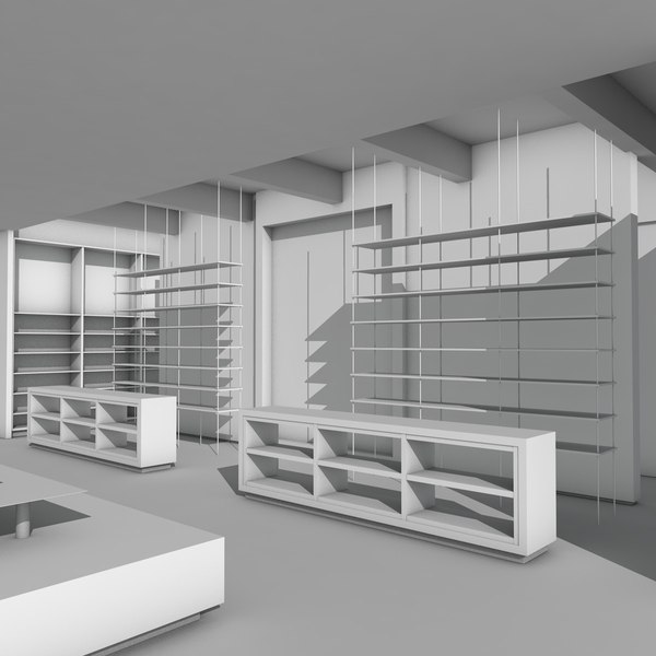 Retail interior store model - TurboSquid 1261872