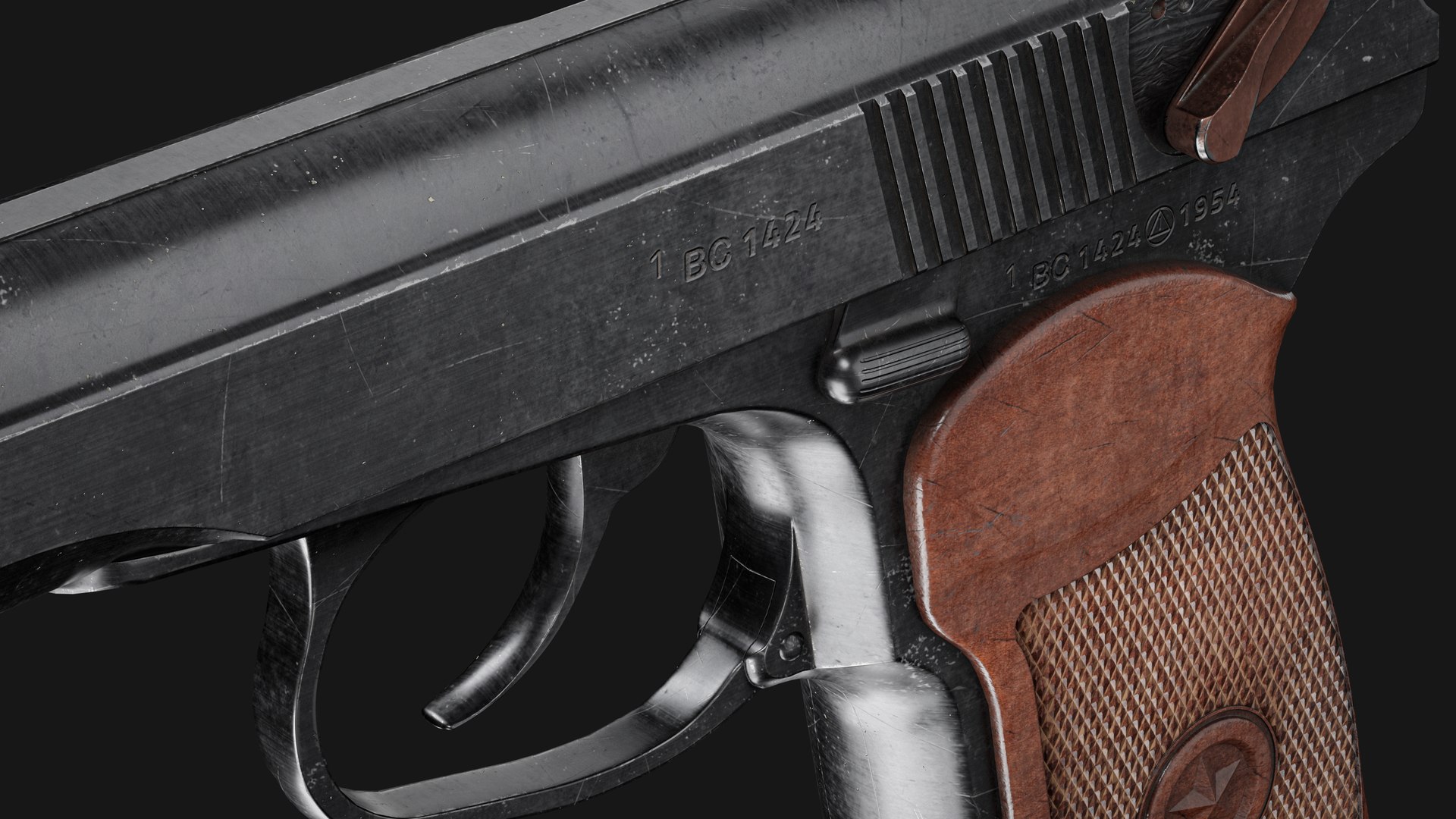 Makarov PM Pistol model - TurboSquid 2168392