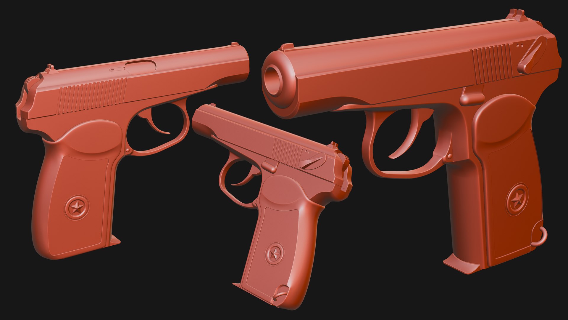Makarov PM Pistol model - TurboSquid 2168392